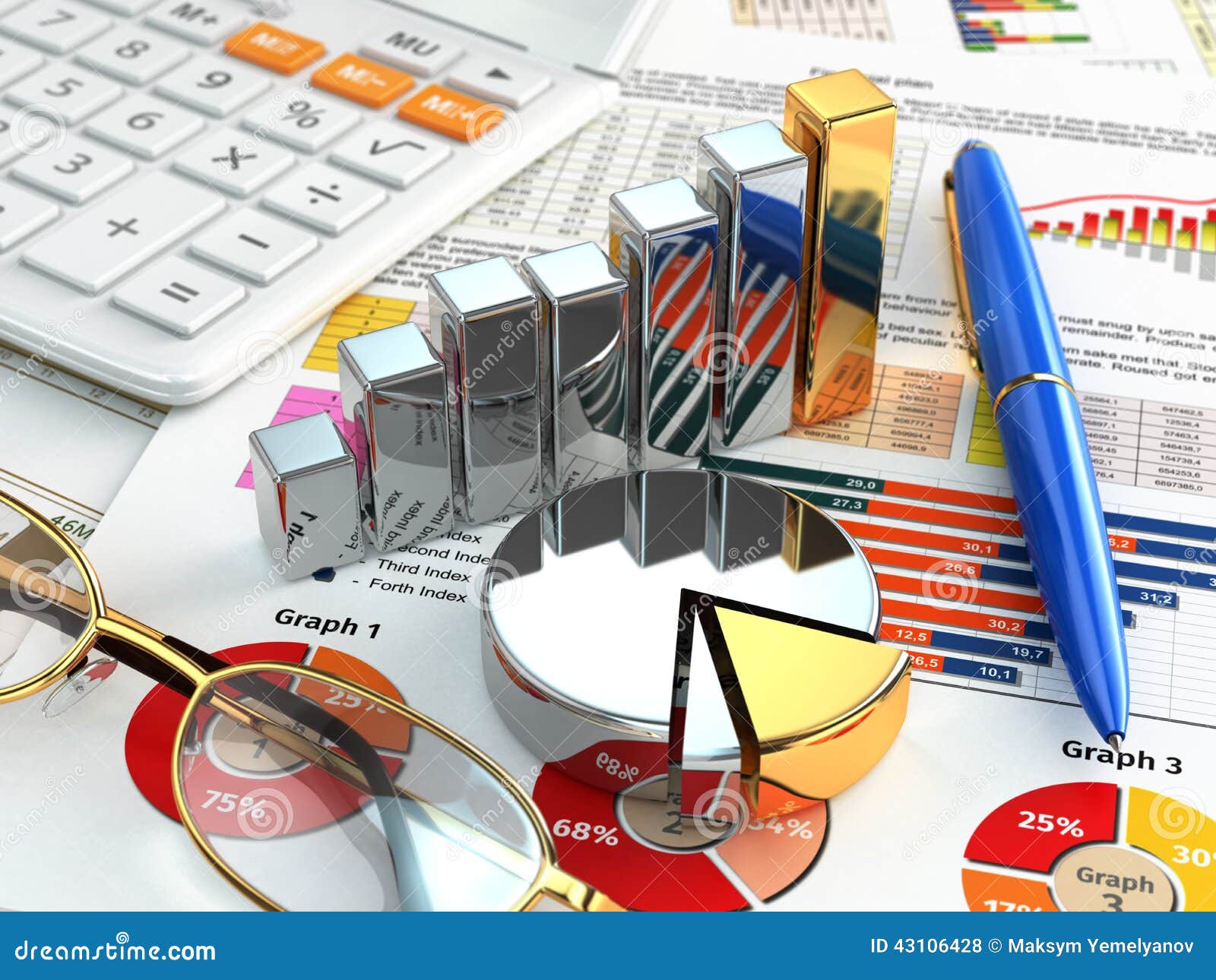 Graph And Charts Cartoon Vector | CartoonDealer.com #90627061 Graph And Charts Cartoon Vector | CartoonDealer.com #90627061