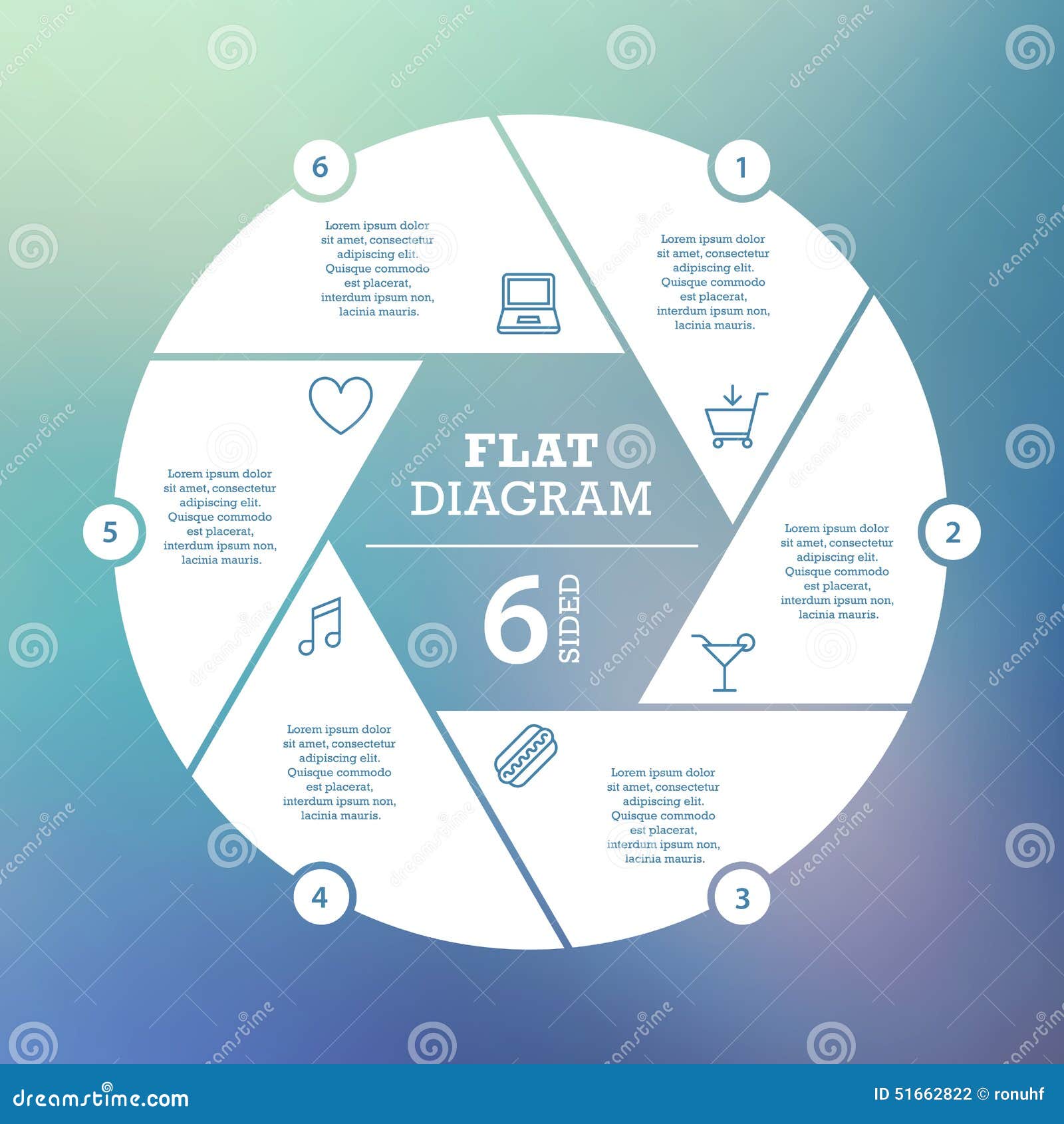 Business Concept. Circle Puzzle Infographic. Template For Cycle Diagram ...