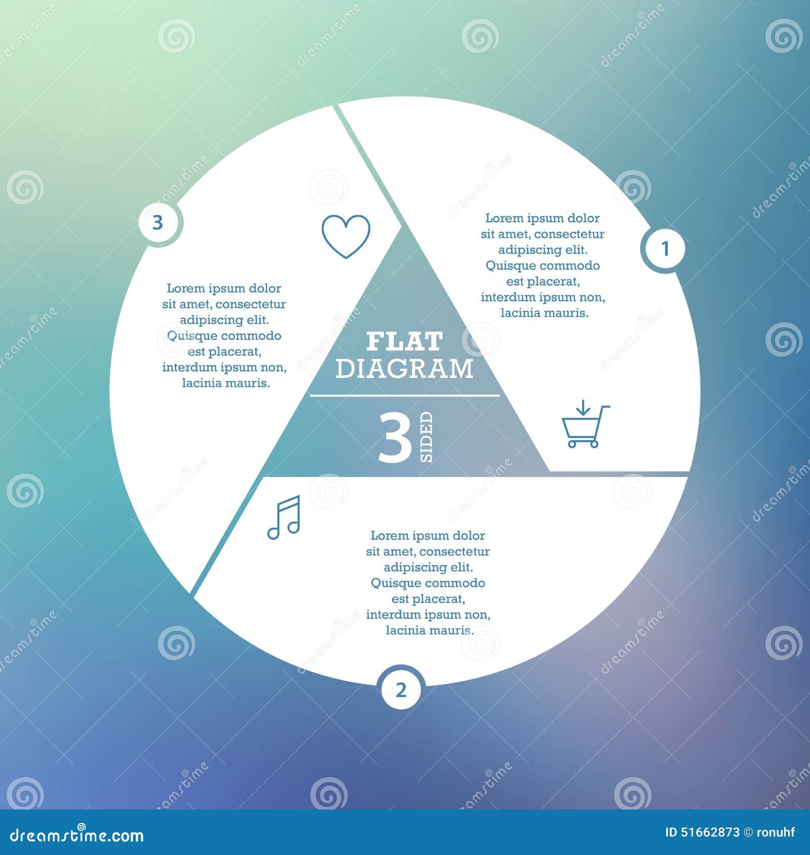 Business Concept. Circle Puzzle Infographic. Template for Cycle Diagram ...