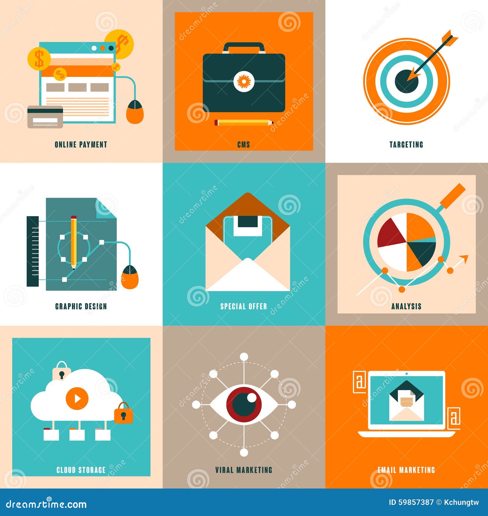 Business Concept Collection Stock Vector - Illustration of concept ...