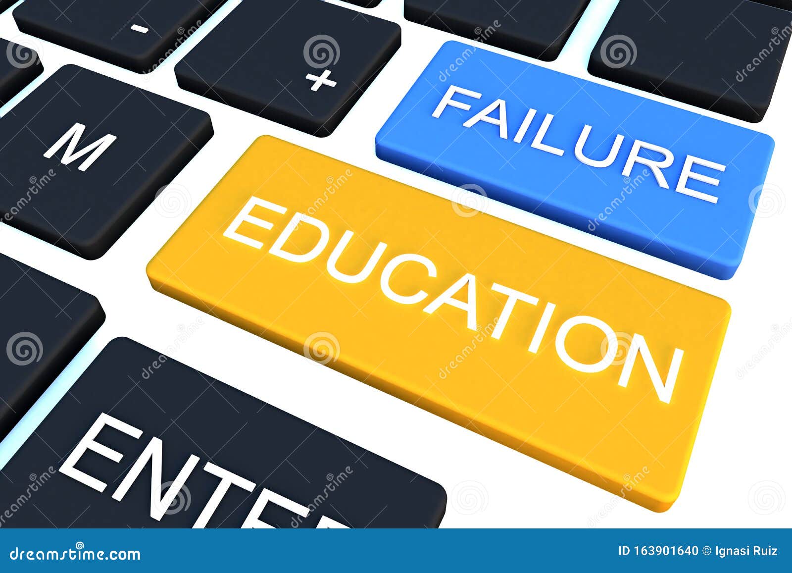 Business Concept: Computer Keyboard with Education Key Stock ...
