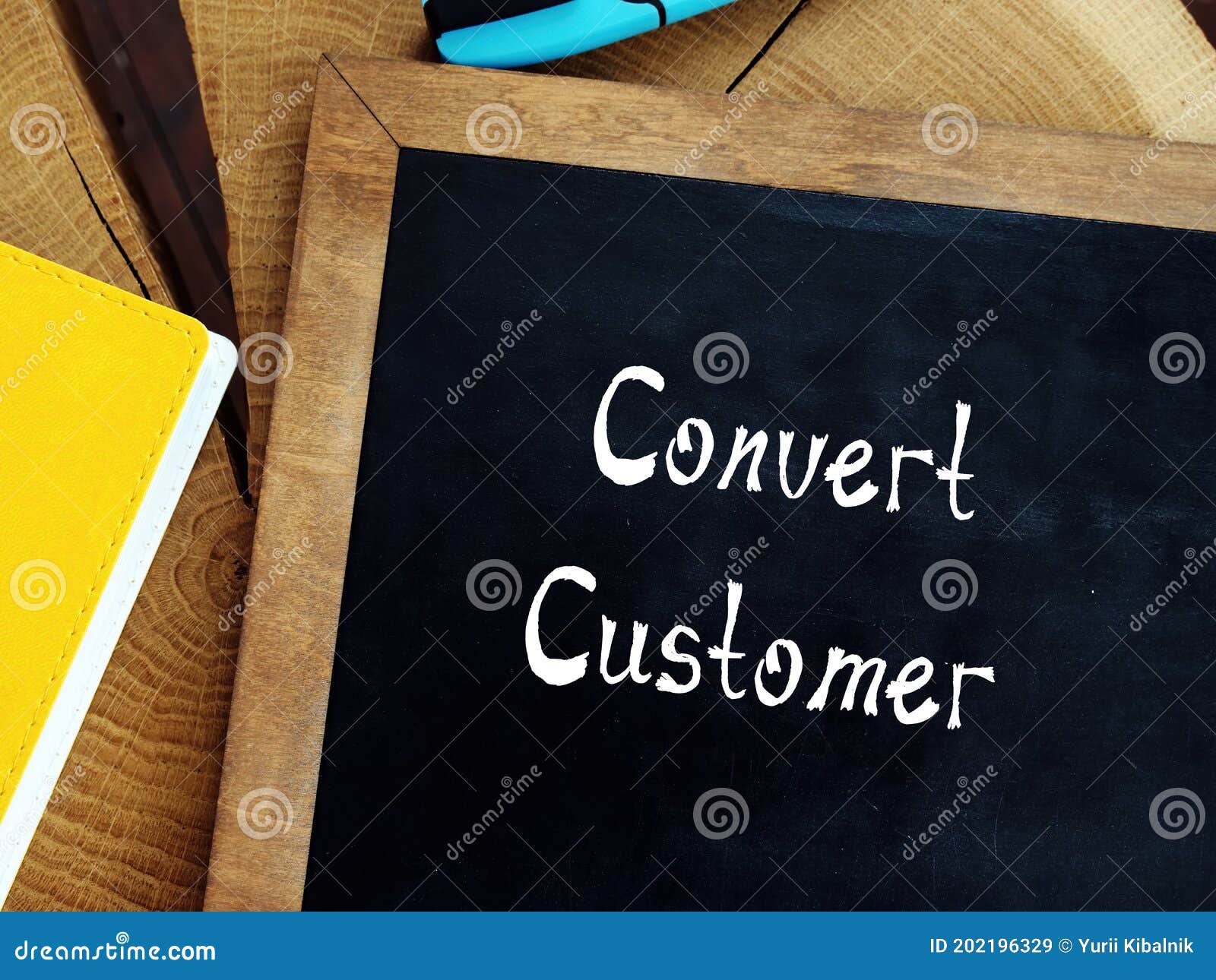 Business Concept about Convert Customer with Sign on the Sheet Stock ...