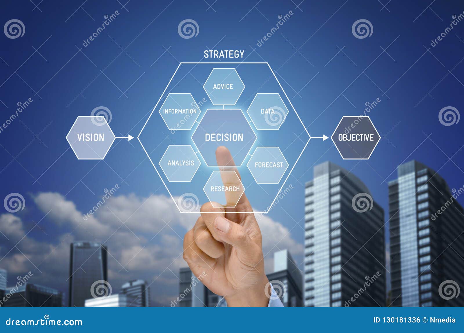 Business Concept : Corporate Strategy Concept Stock Photo - Image of ...