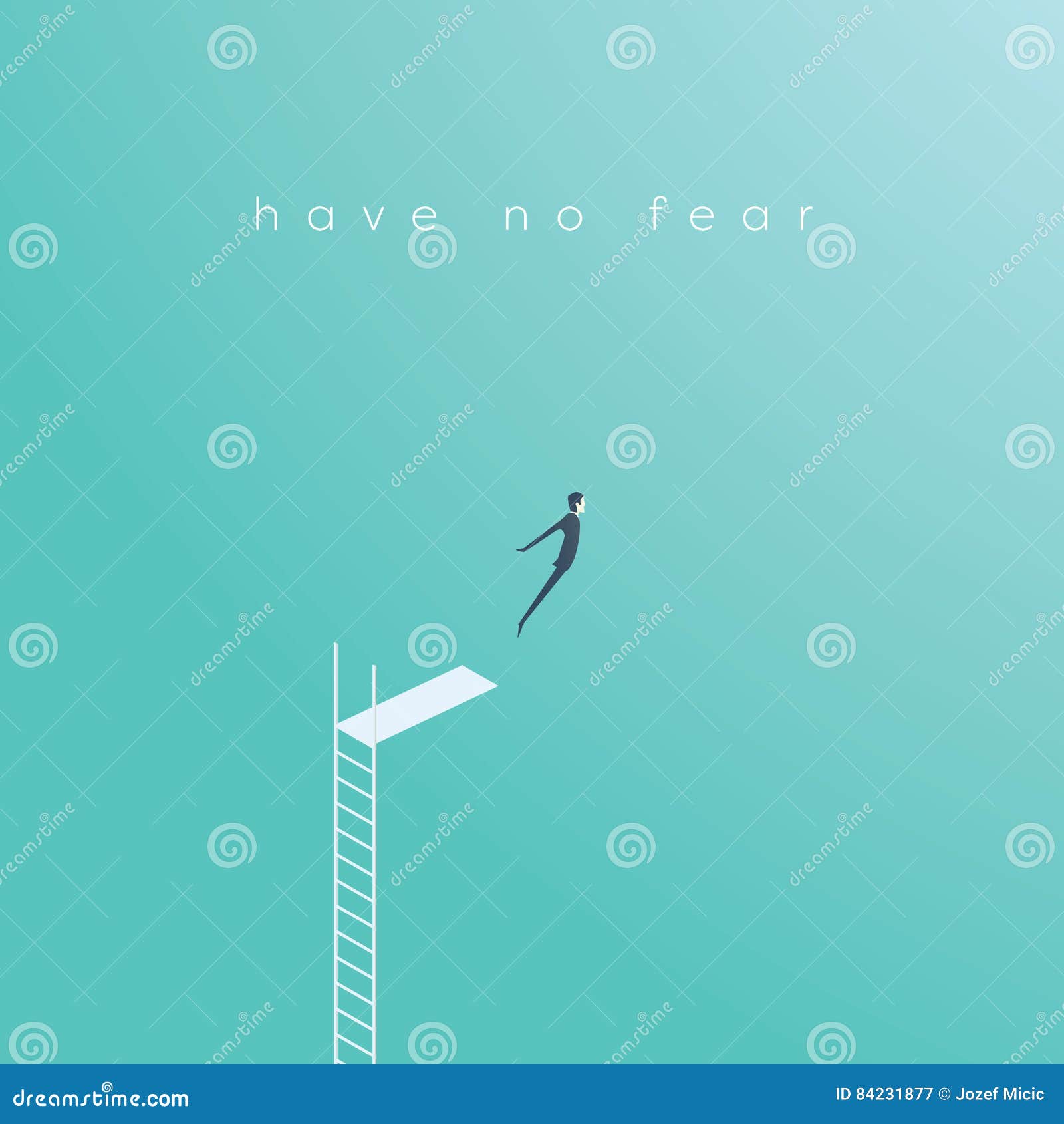 Business Concept of Courage, Challenge, Risk Taking with Businessman ...