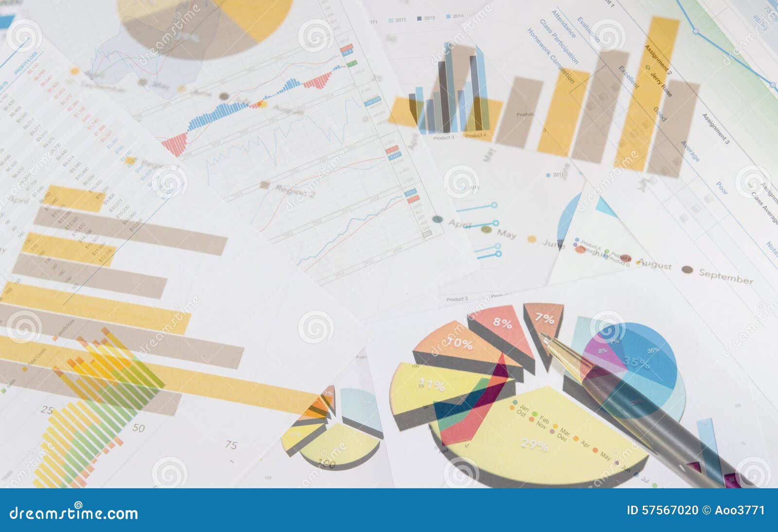 Business concept documents stock photo. Image of break - 57567020