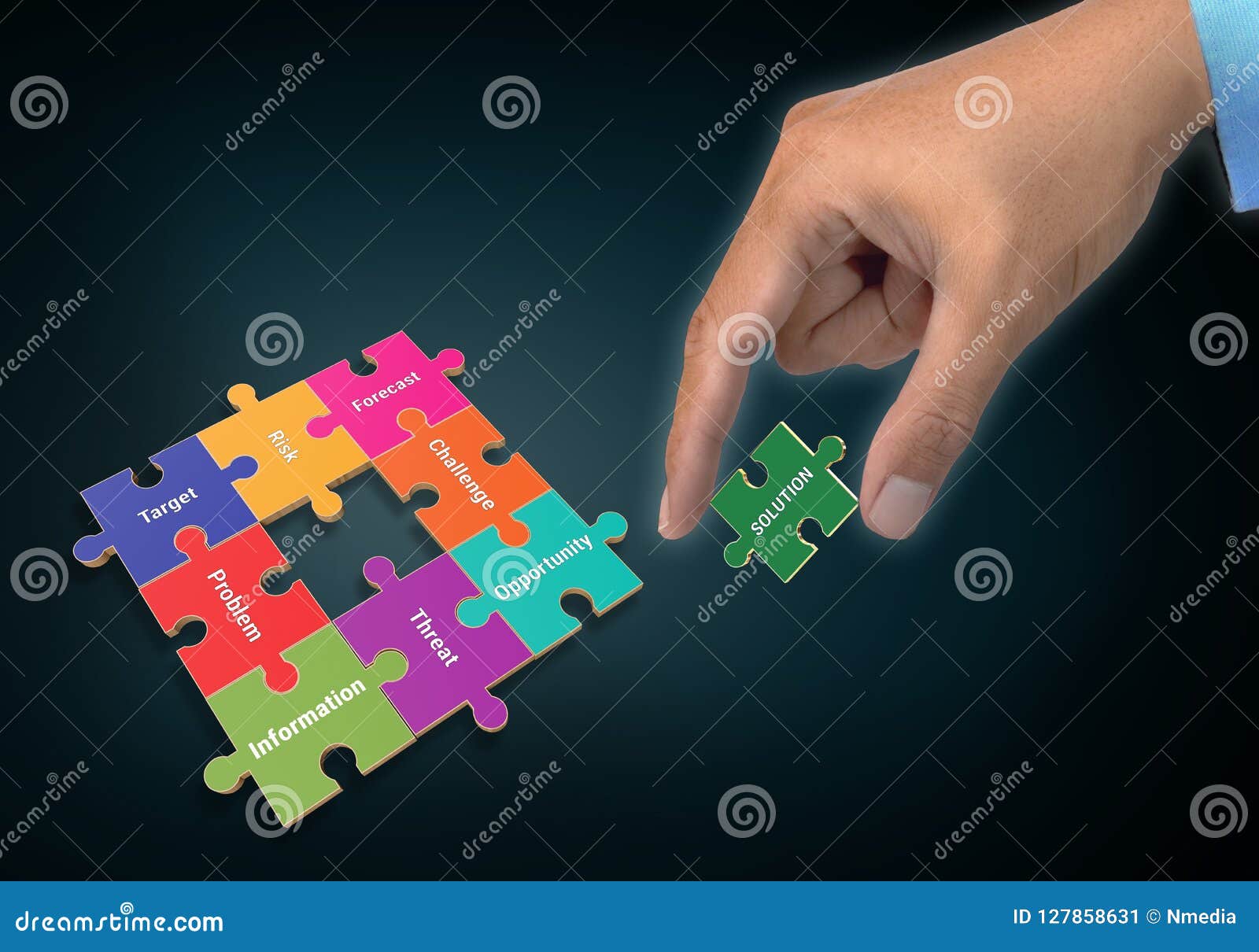 Business Concept Finding Solution Stock Image - Image of idea ...