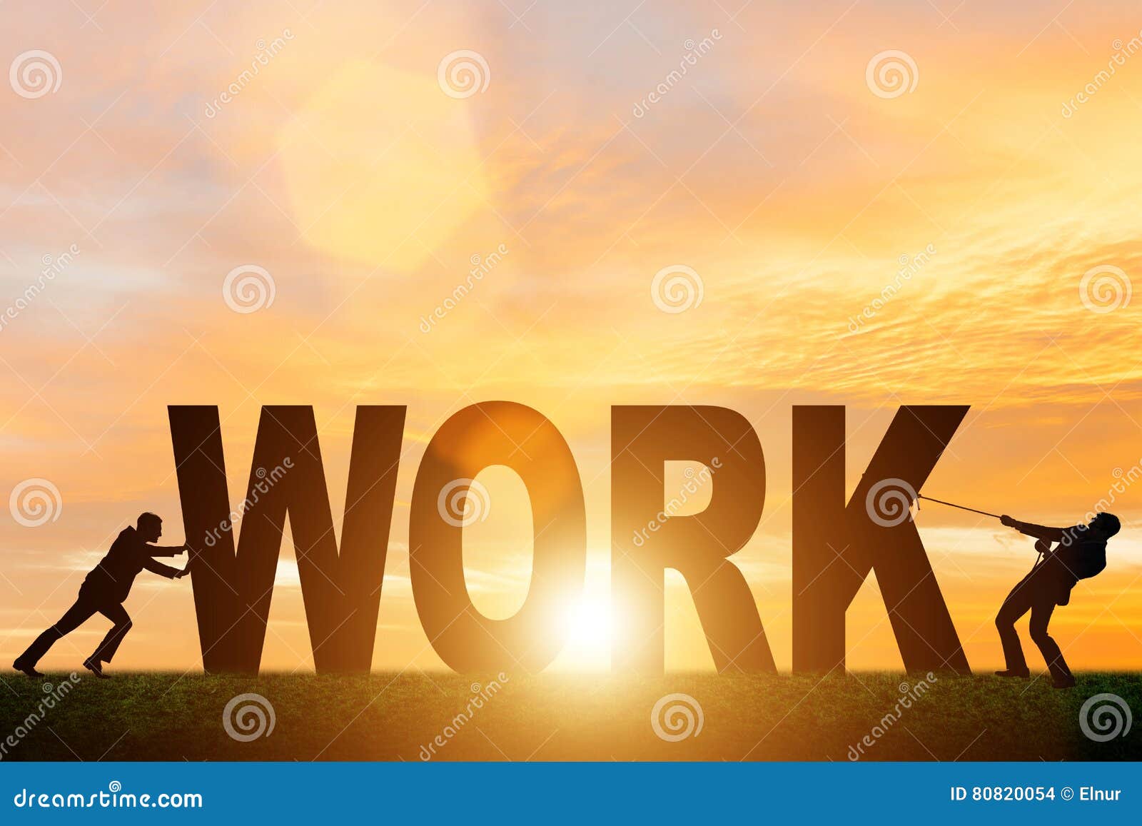 The Business Concept of Hard Work Stock Photo - Image of problem, power ...
