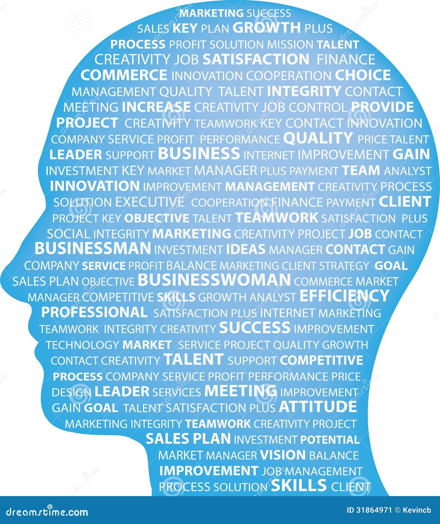 Business brain stock vector. Illustration of professional - 31864971