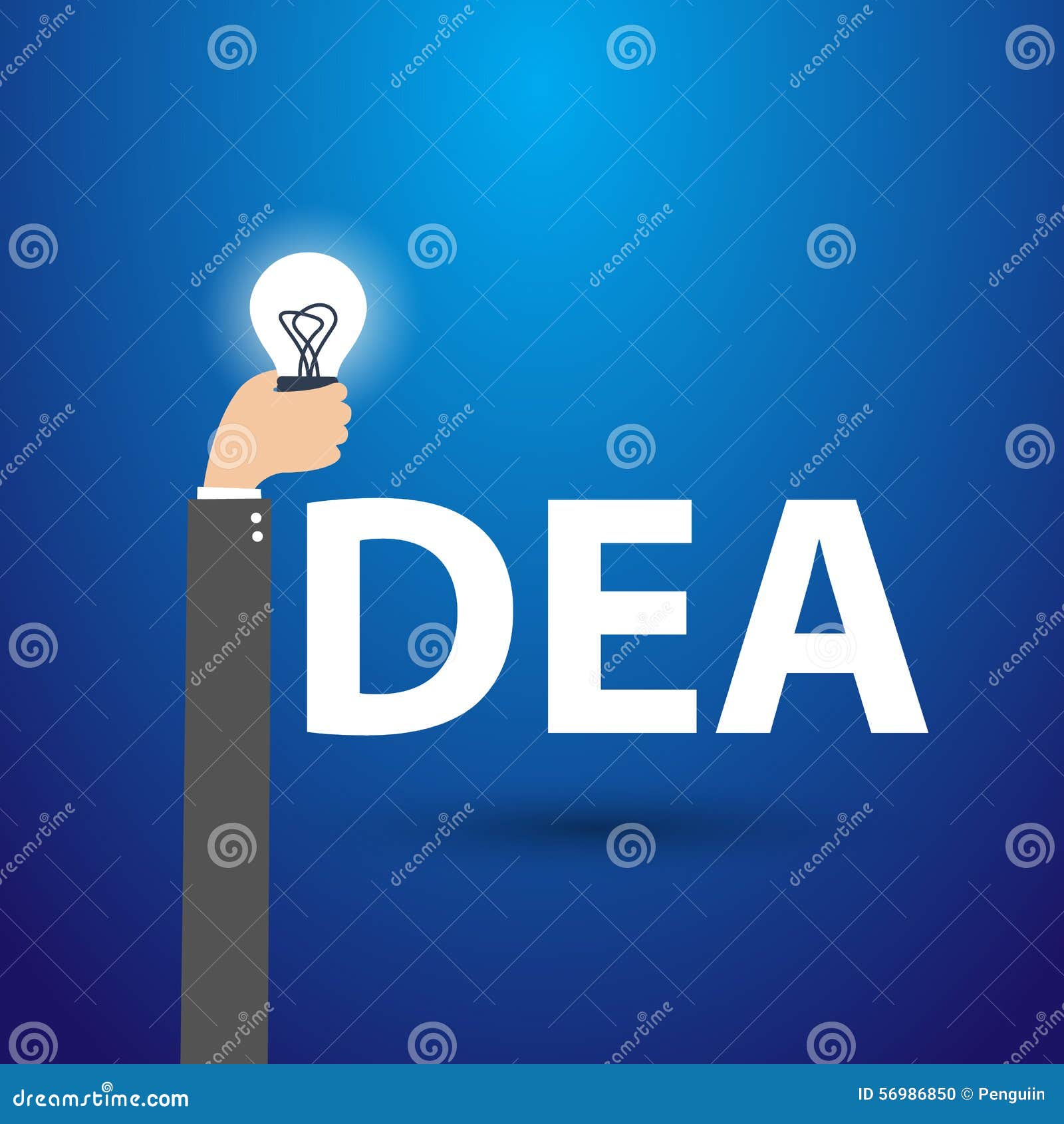 Business Concept, Idea To Success, Vector Stock Illustration ...