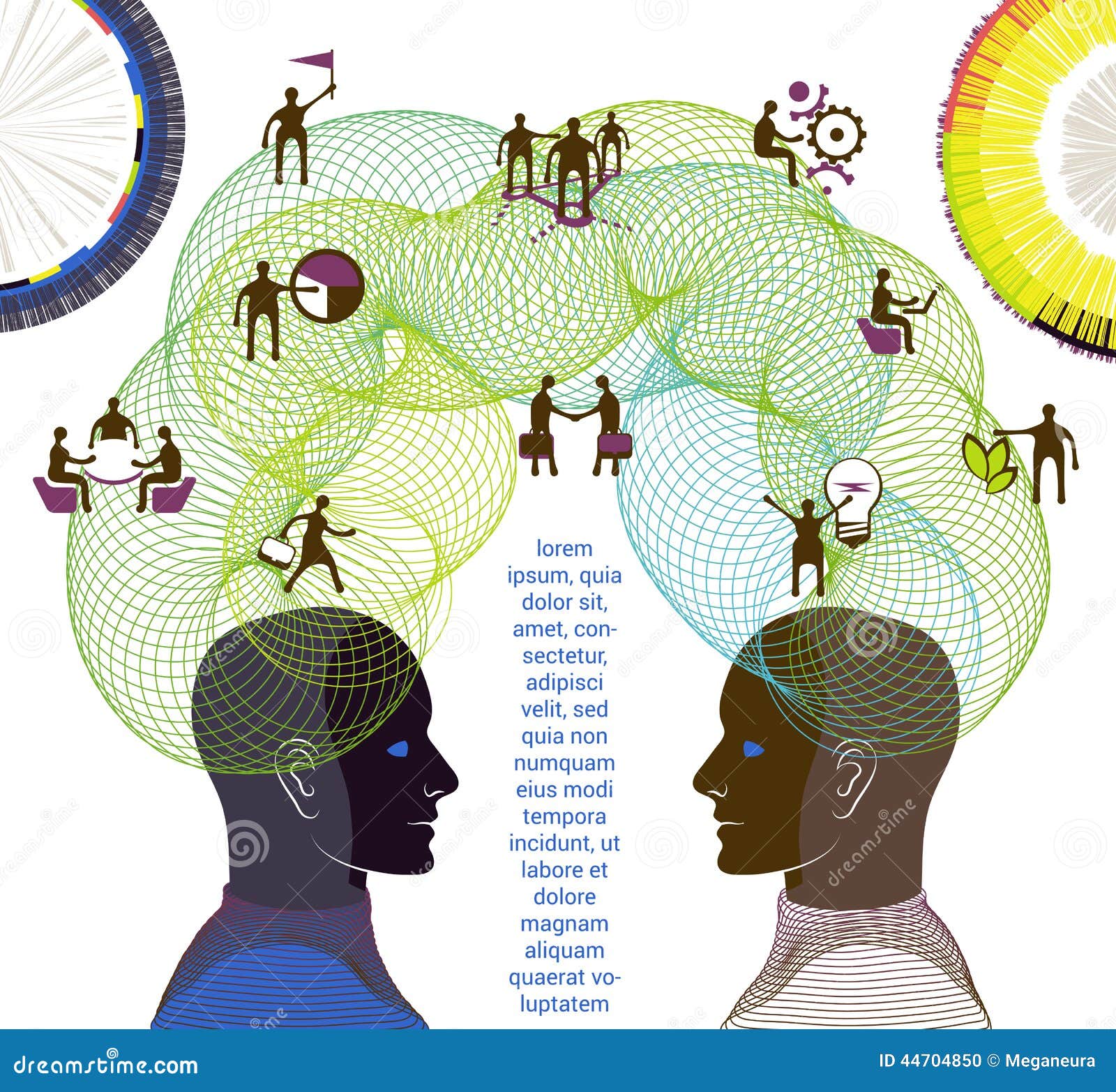 Collaboration And Teamwork Line Icons Collection. Synergy, Coherence ...