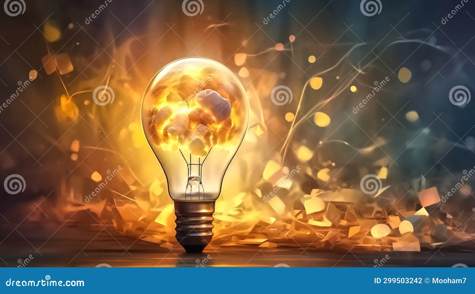A Business Proposal Involving Data and a Light Bulb with Conceptual ...