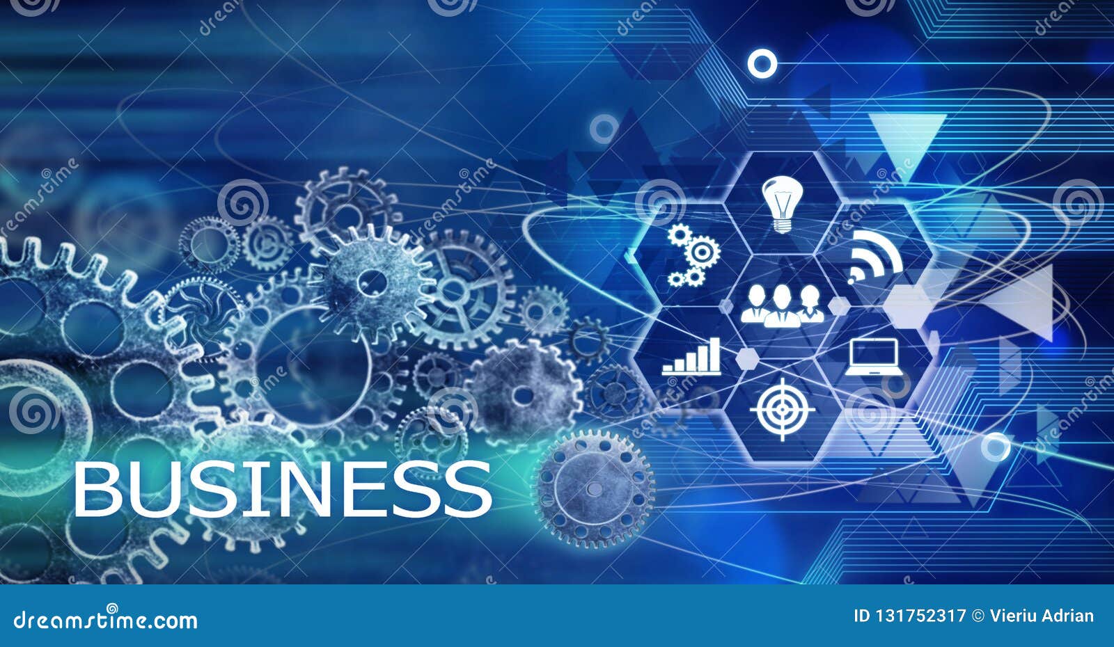 Business Concept, Innovation Computer Data Cogs Technology,Training ...