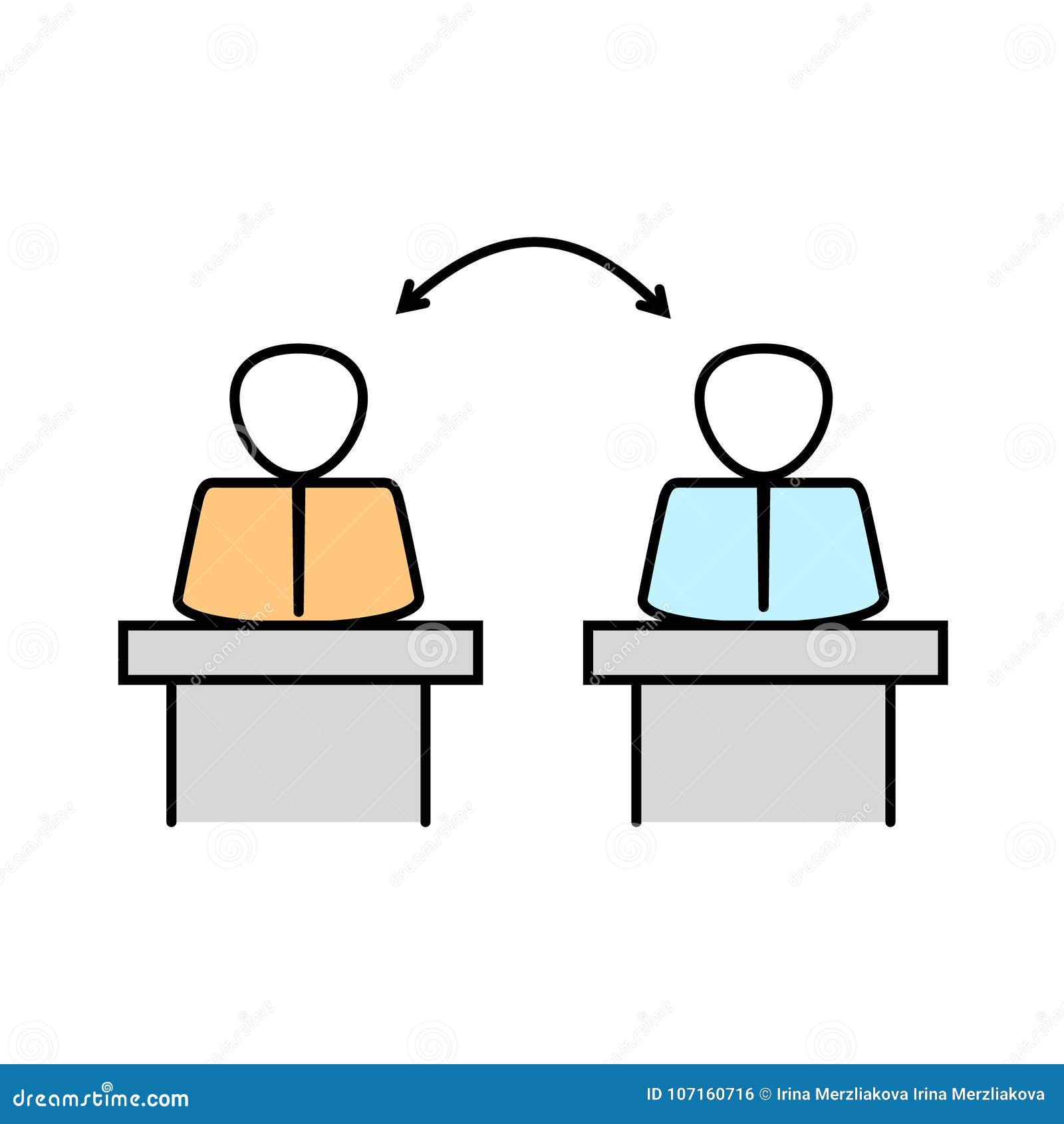 Interchangeability Icon Vector From Business Administration Concept ...