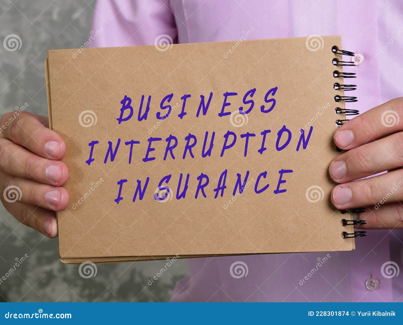 Business Concept about BUSINESS INTERRUPTION INSURANCE with Sign on the ...