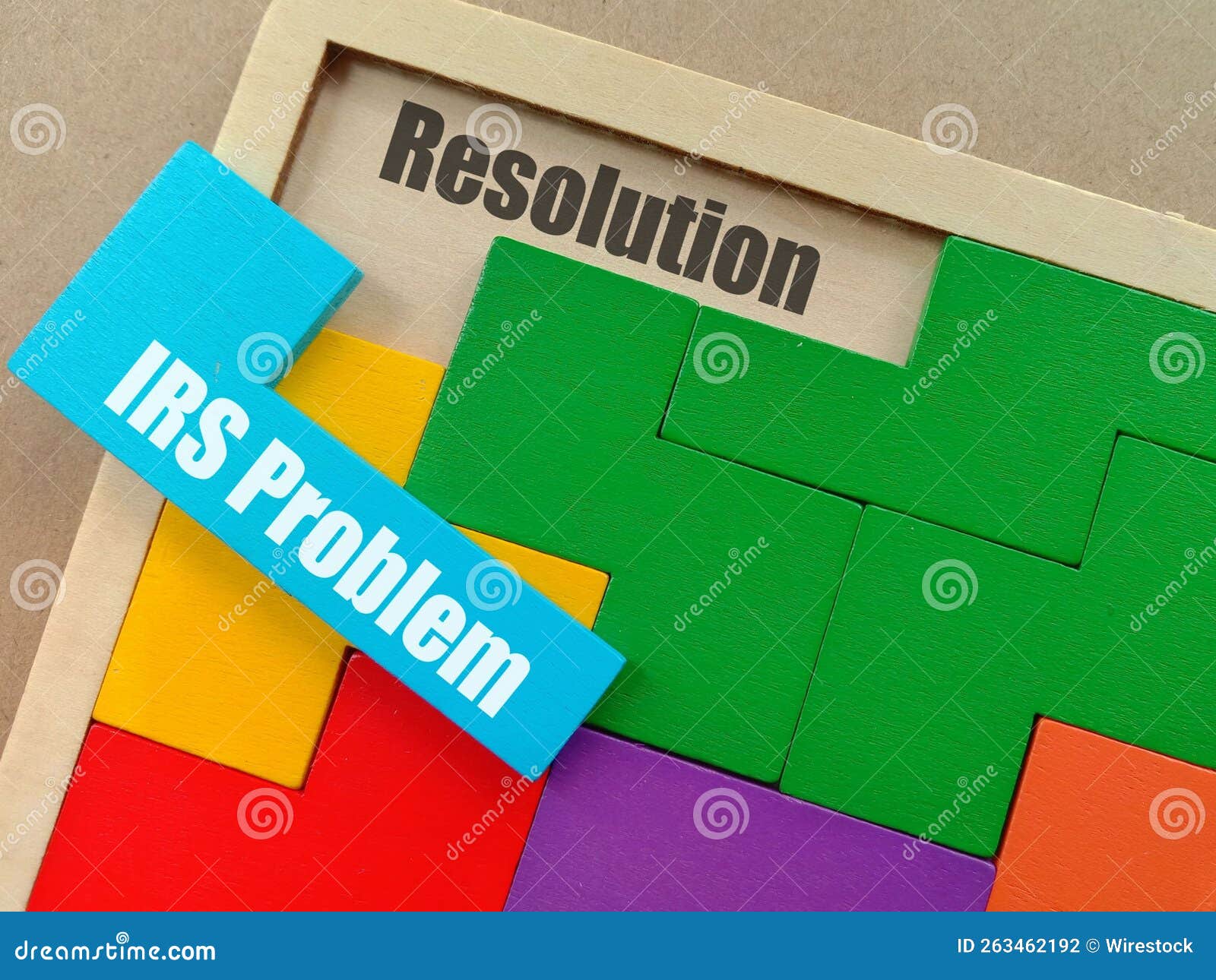 Business Concept - IRS Problem Resolution Stock Photo - Image of ...