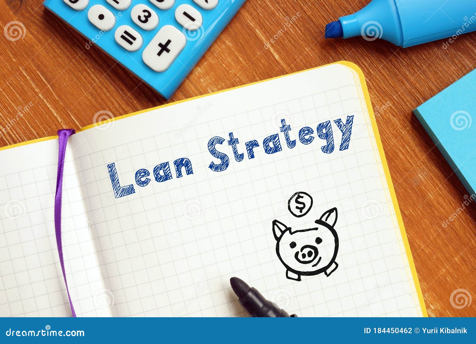 Business Concept about Lean Strategy with Phrase on the Page Stock ...