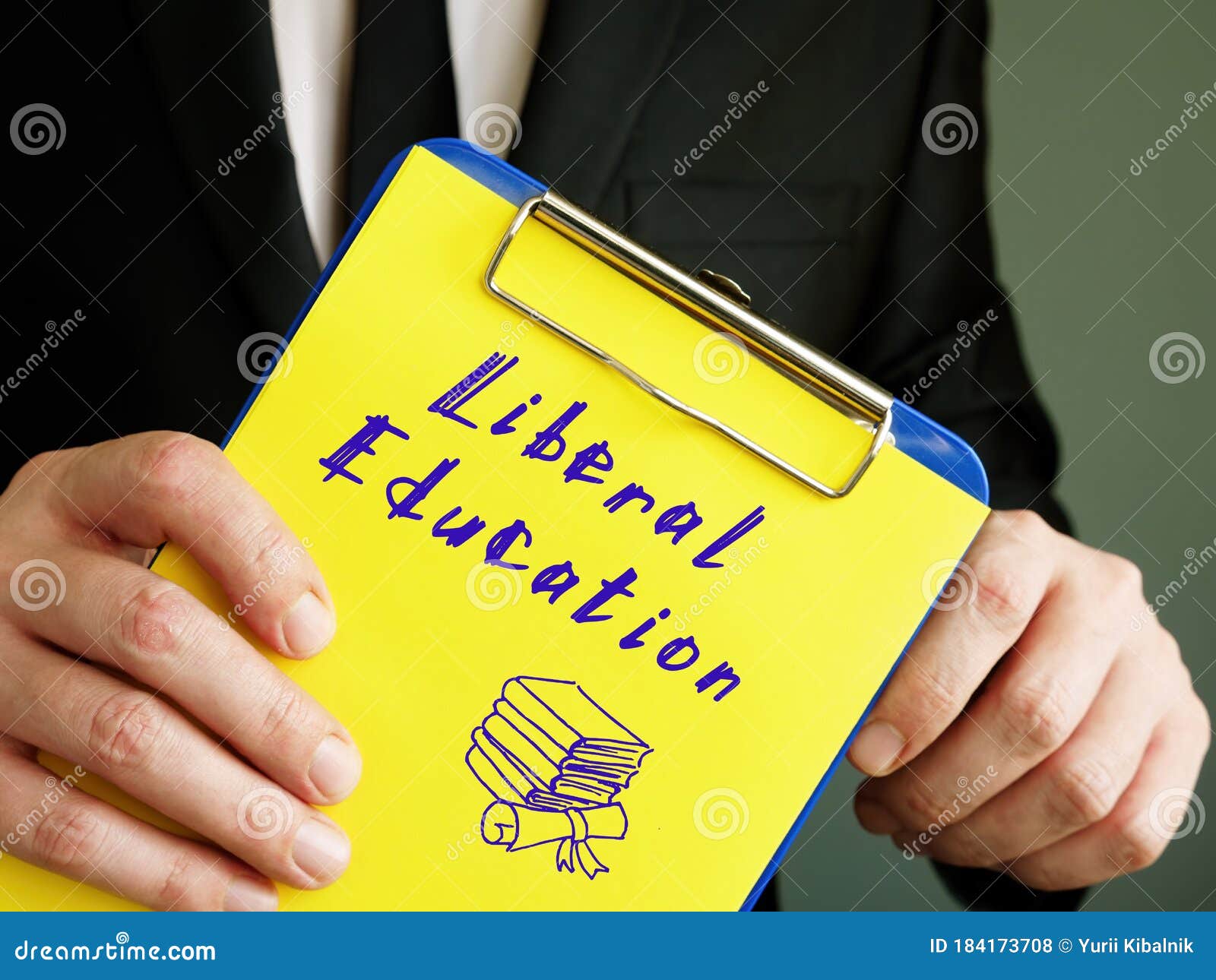 Business Concept about Liberal Education with Phrase on the Page Stock ...
