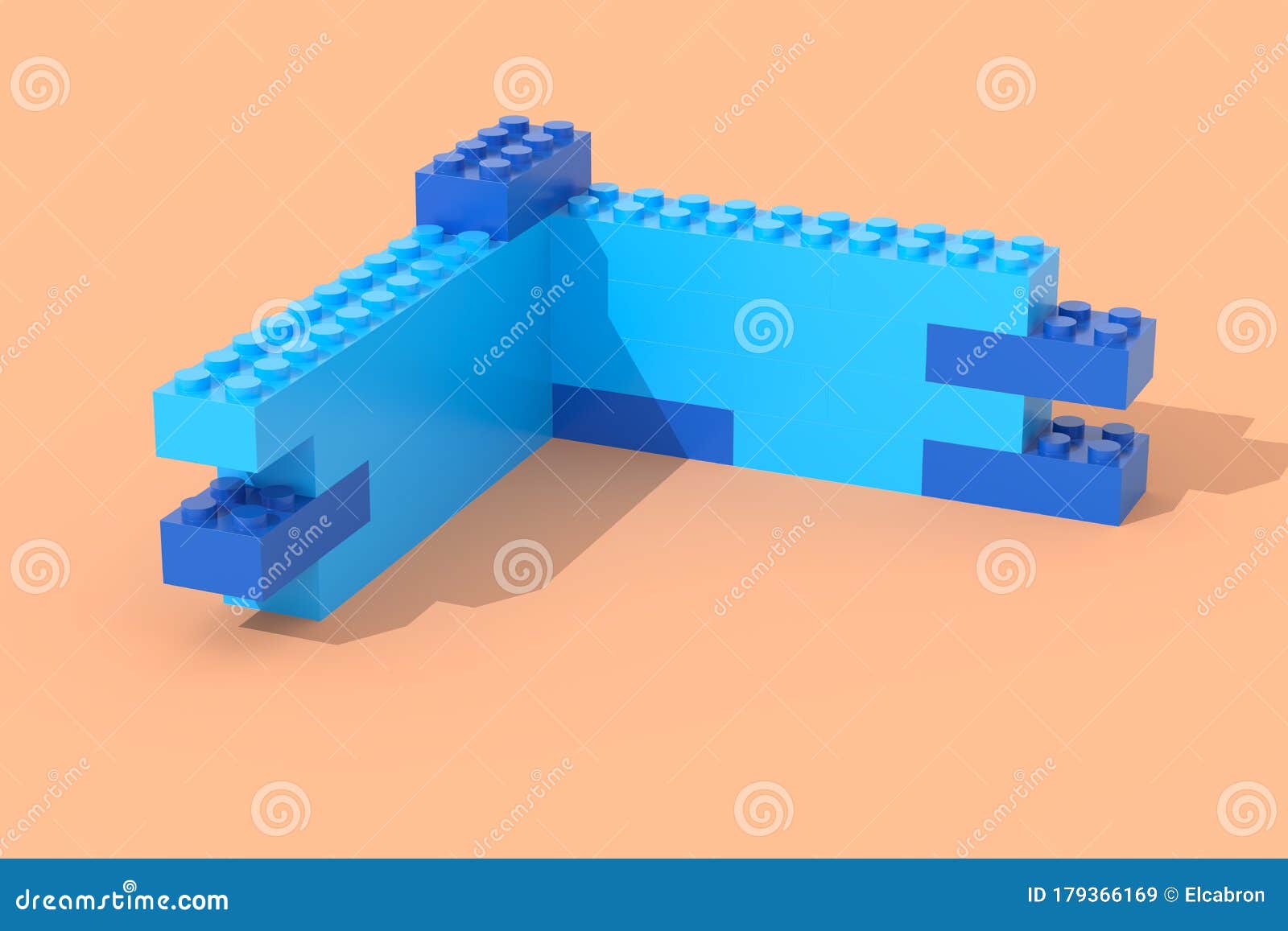 Business Concept Make of Building Blocks Stock Illustration ...