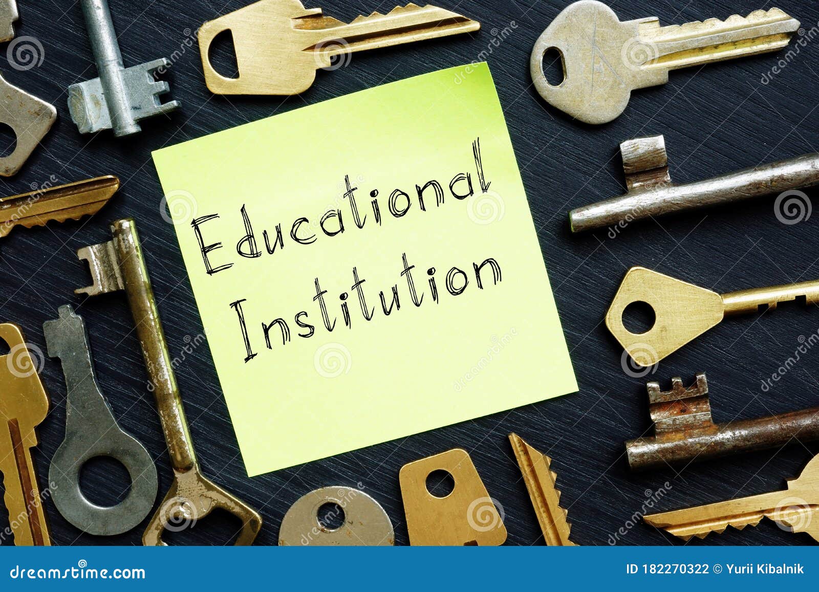 Business Concept Meaning Educational Institution with Phrase on the ...