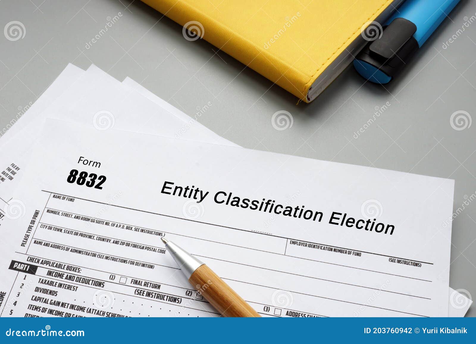 Business Concept Meaning Form 8832 Entity Classification Election with ...