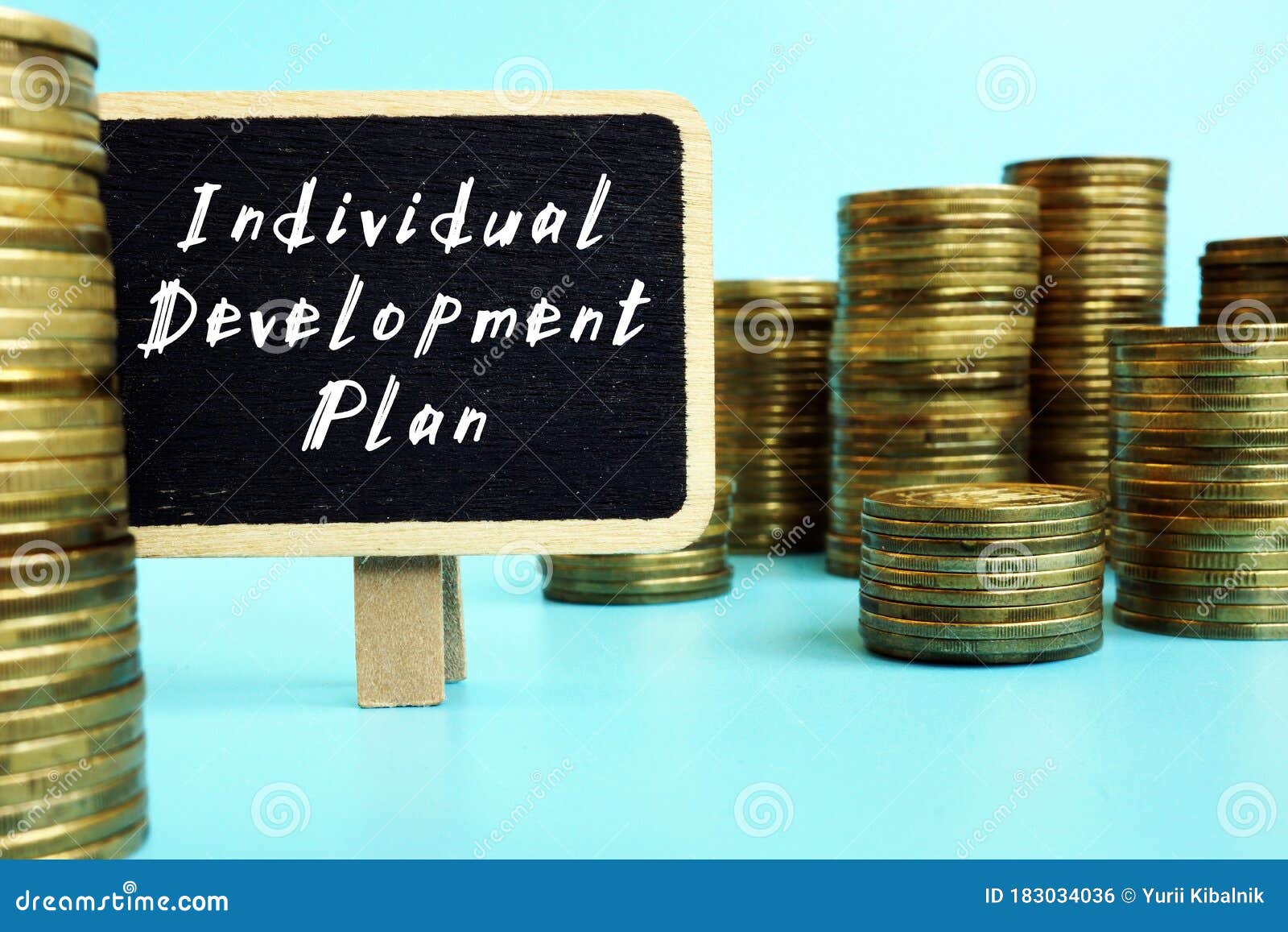 Business Concept Meaning Individual Development Plan with Sign on the ...