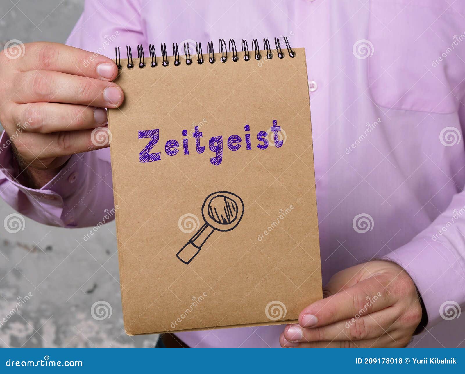 Business Concept Meaning Zeitgeist with Phrase on the Sheet Stock Photo ...