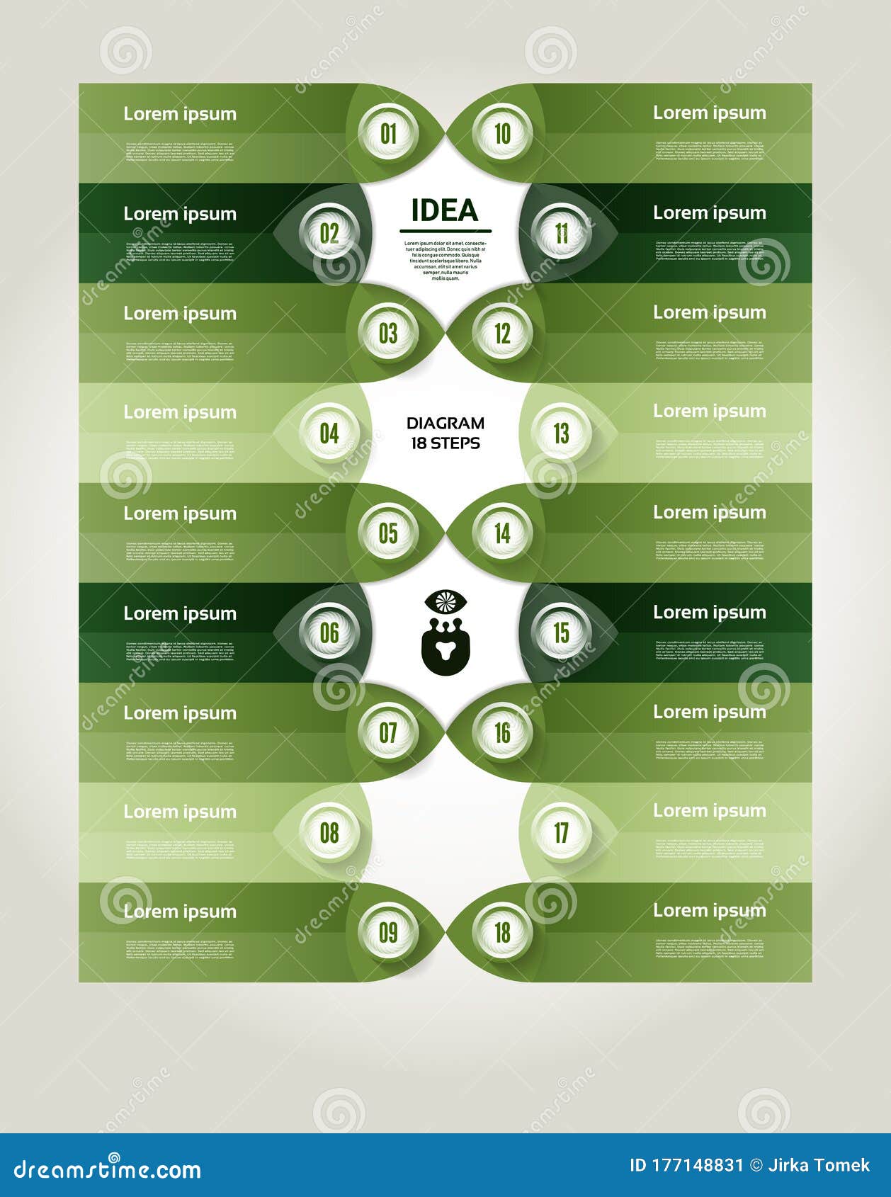 Vector Progress Background. Template for Diagram, Graph, Presentation ...