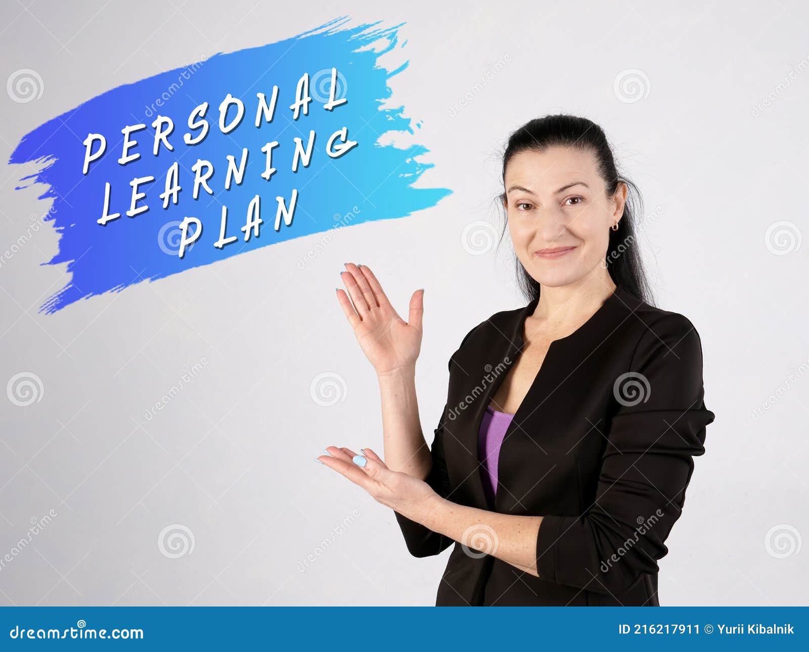 Business Concept about PERSONAL LEARNING PLAN with Sign on the Side ...