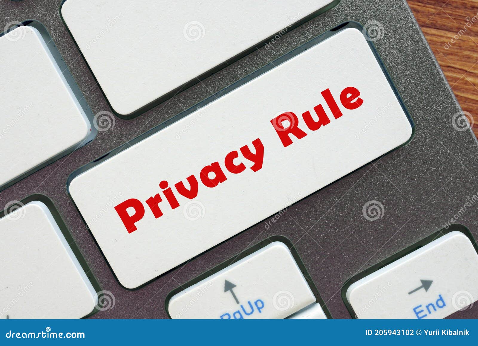 Business Concept about Privacy Rule with Sign on the Page Stock Photo ...