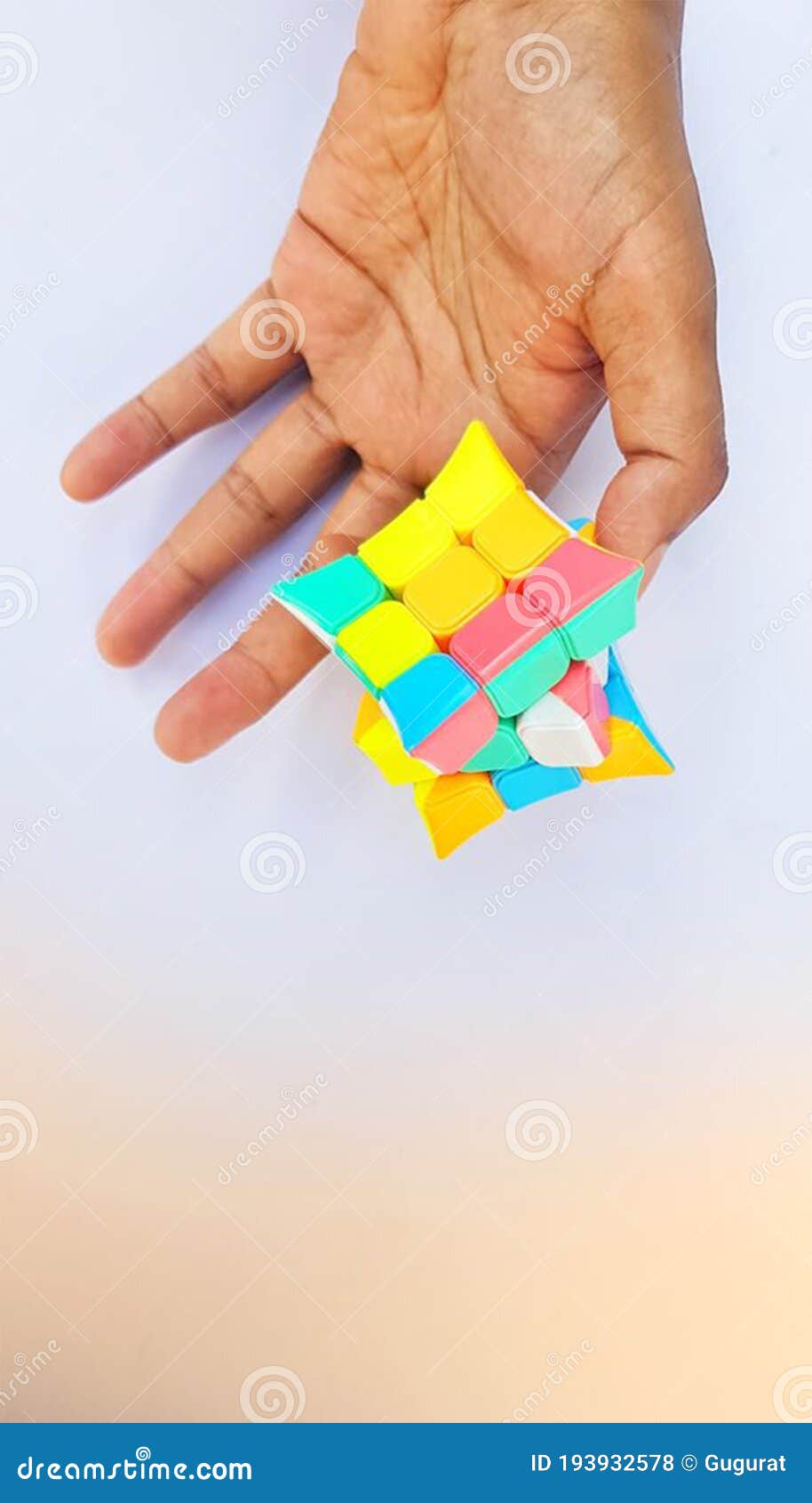 Business Concept and Puzzle Cubes Ideas Creative Built from Blocks of ...