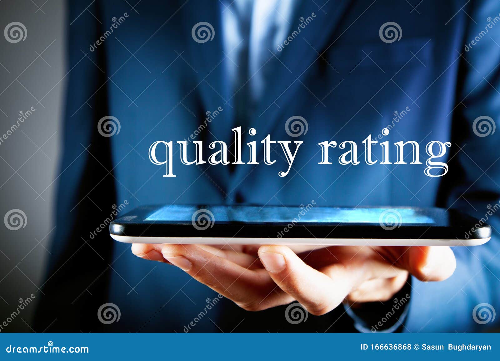 Business Concept Quality Improvement Rating Stock Photo - Image of ...