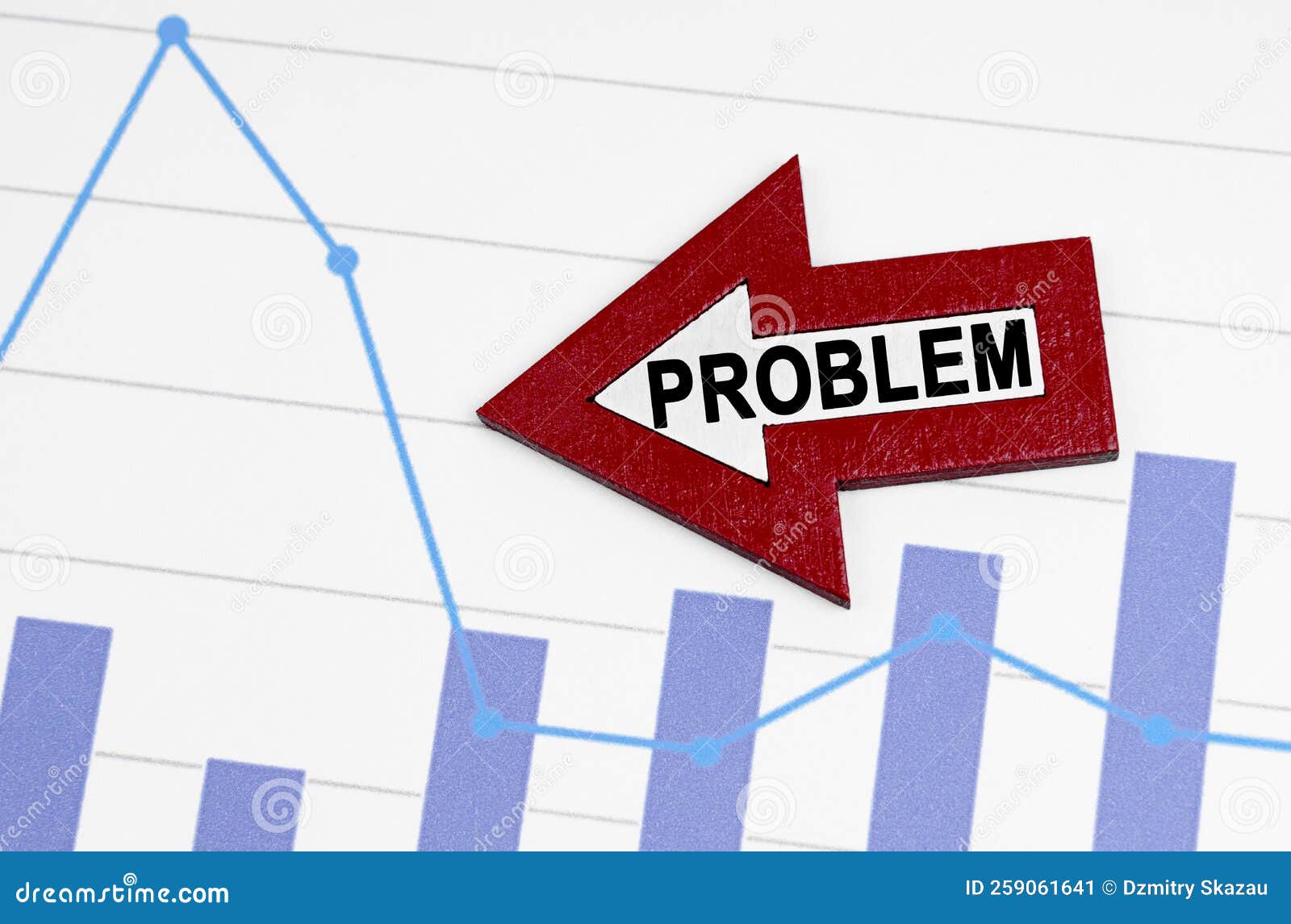 On the Reporting Chart There is an Arrow with the Inscription - PROBLEM ...