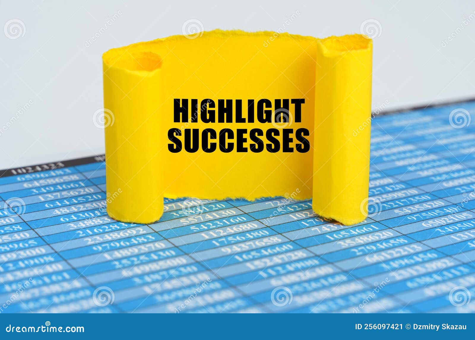 On Reporting Documents, a Yellow Paper Plate with the Inscription ...