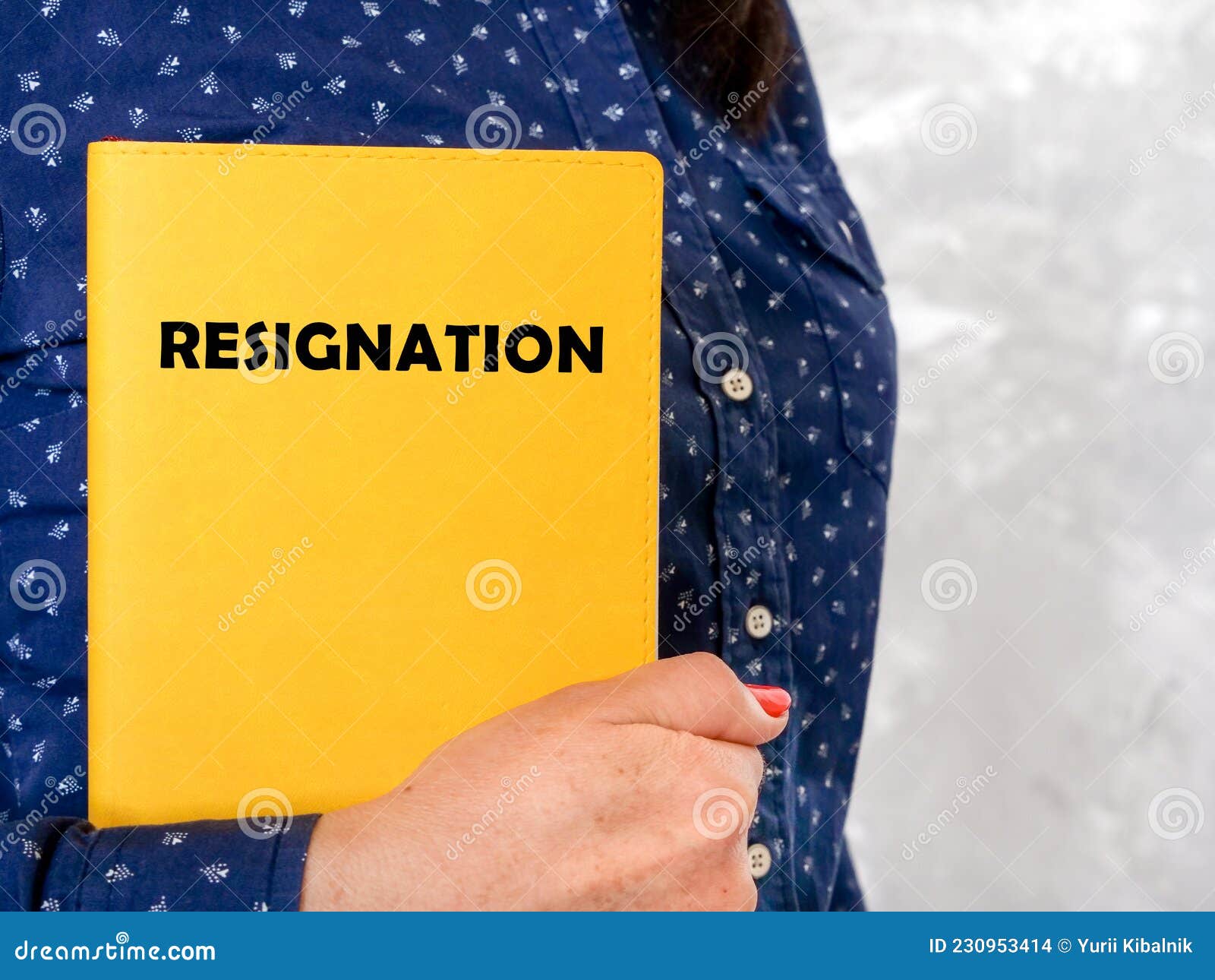 Business Concept about RESIGNATION with Sign on the Sheet Stock Photo ...