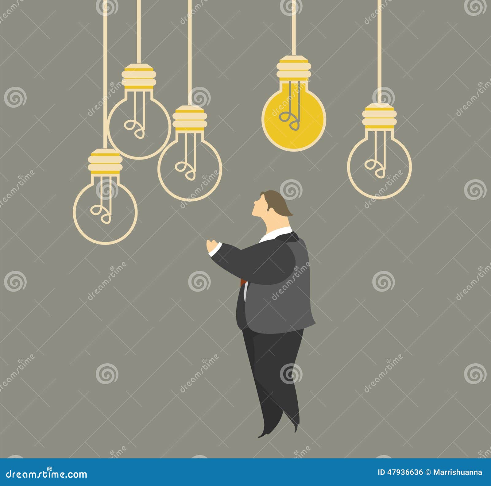 Business concept selection stock vector. Illustration of investment ...