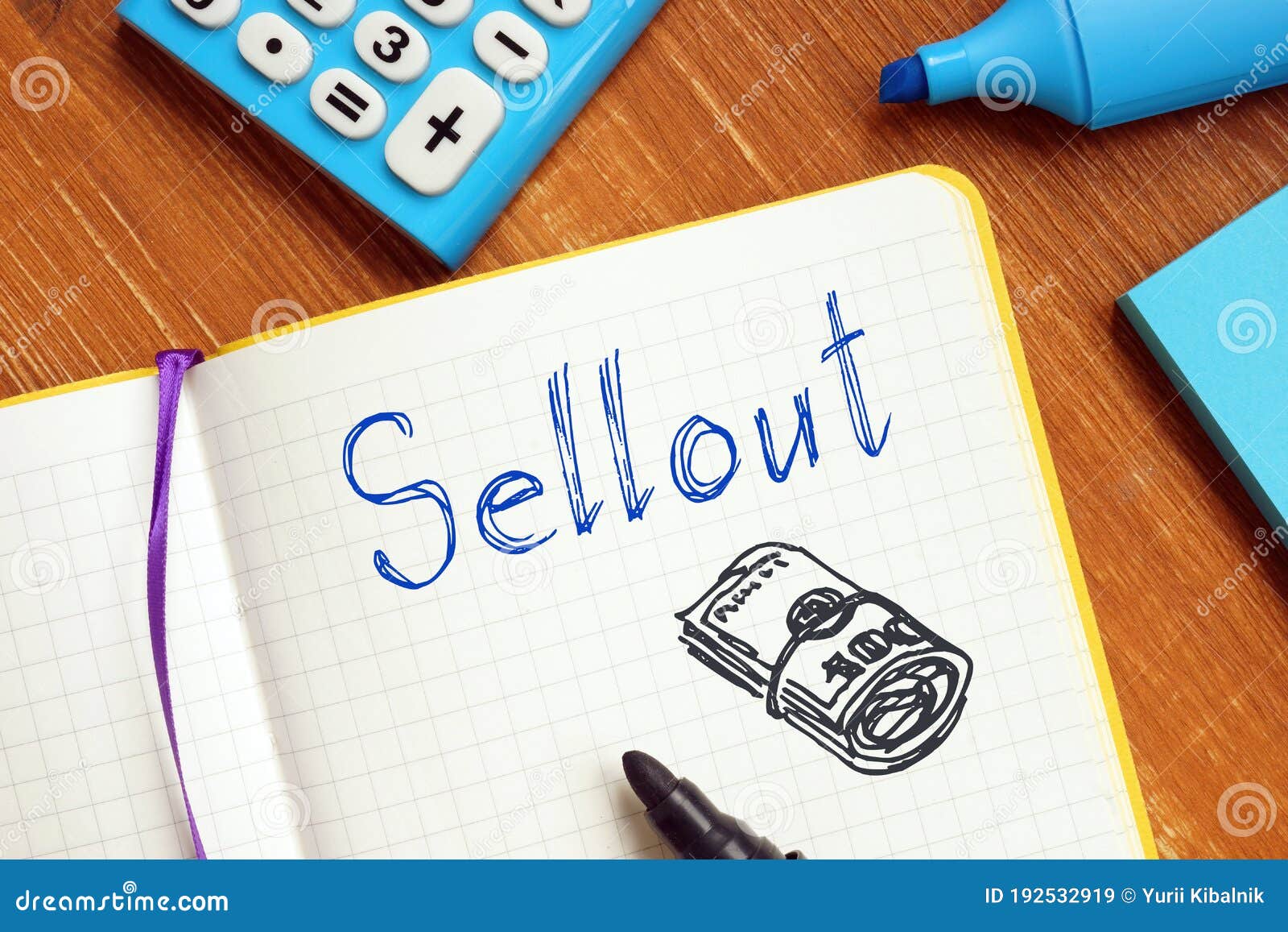 Business Concept about Sellout with Phrase on the Page Stock Image ...
