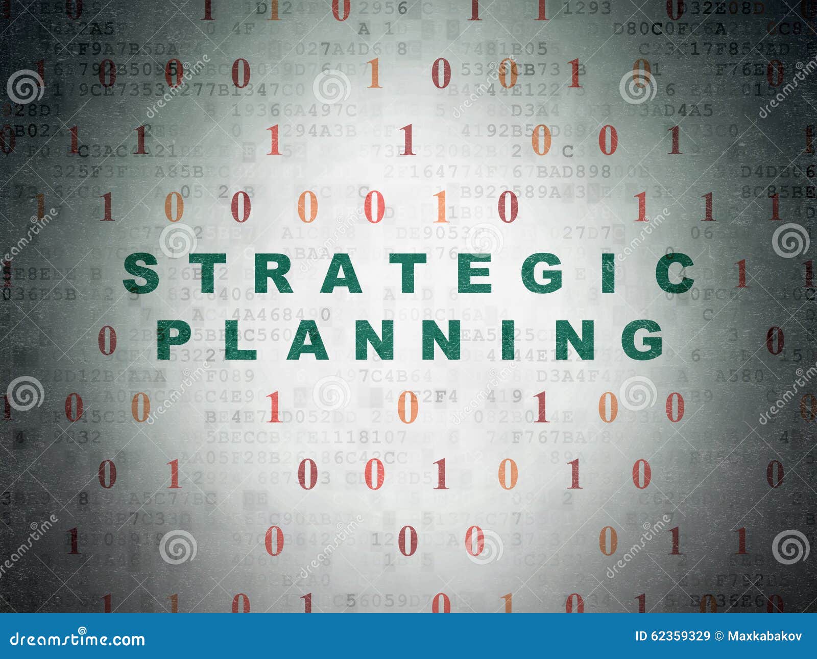Business Concept: Strategic Planning on Digital Stock Illustration ...
