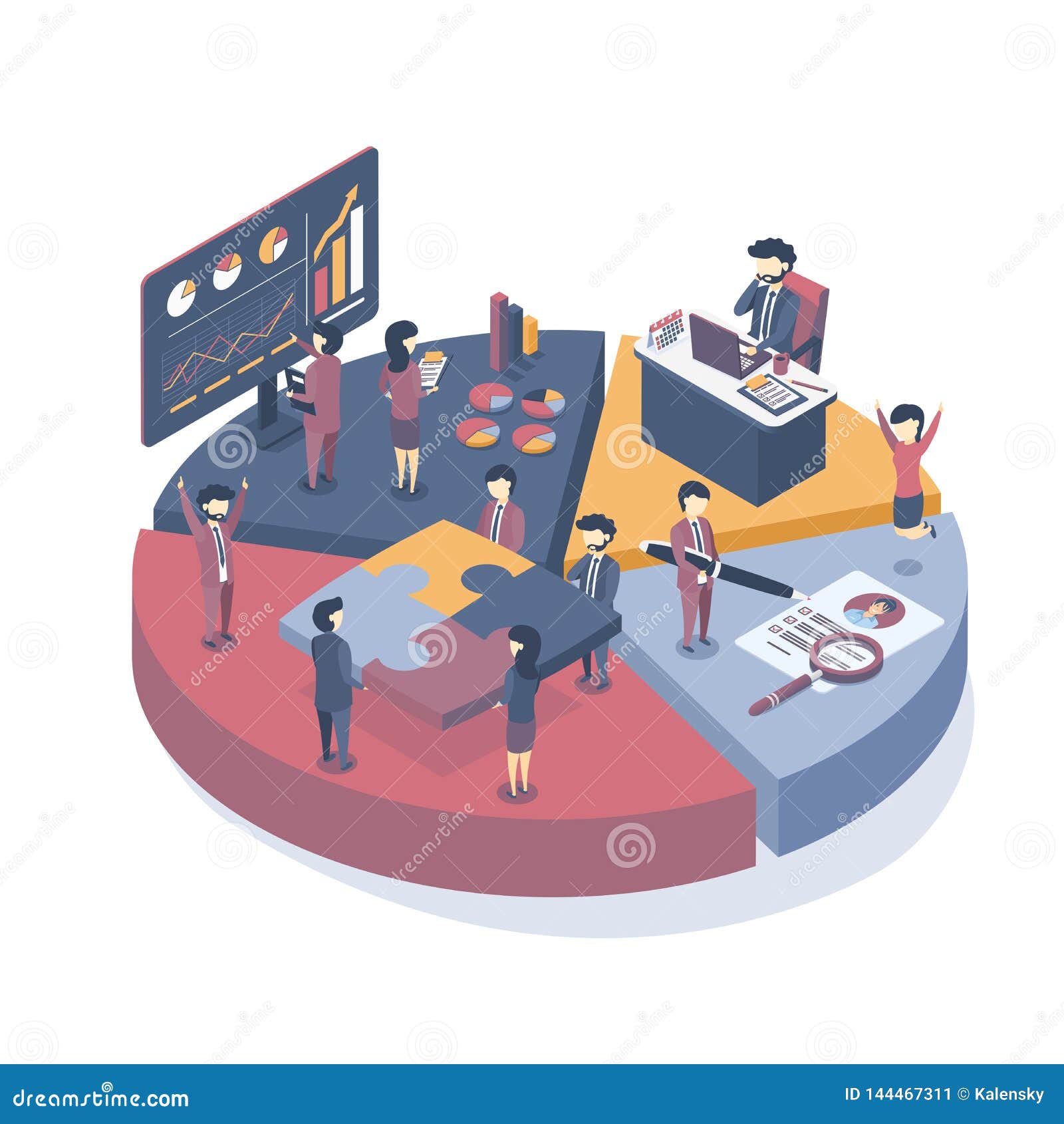 Business Concept of the Structure of Interaction in the Company. Stock ...