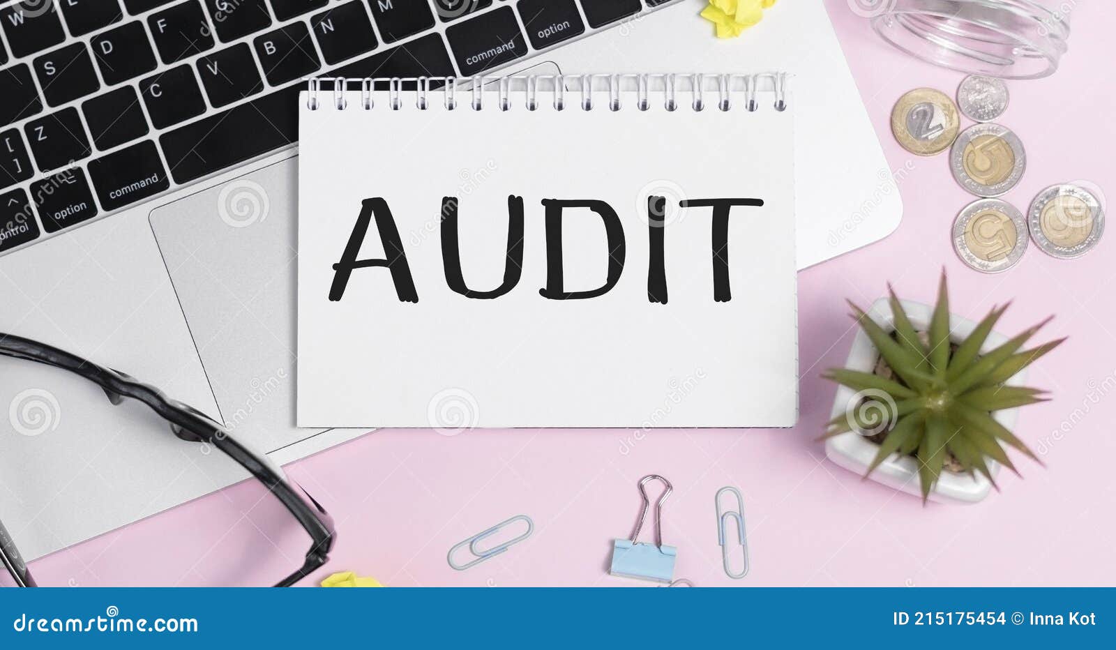 Business Concept, on the Table a Notepad with Stock Photo - Image of ...