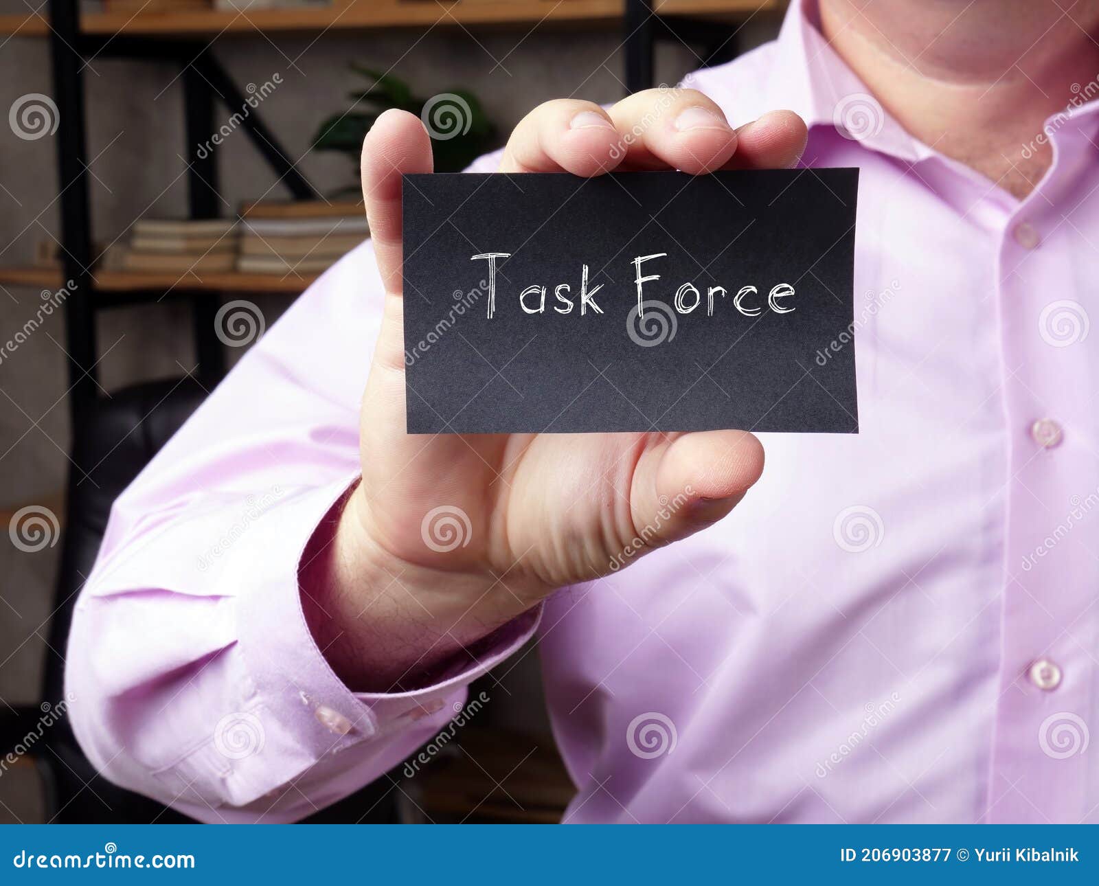 Business Concept about Task Force a with Phrase on the Sheet Stock ...