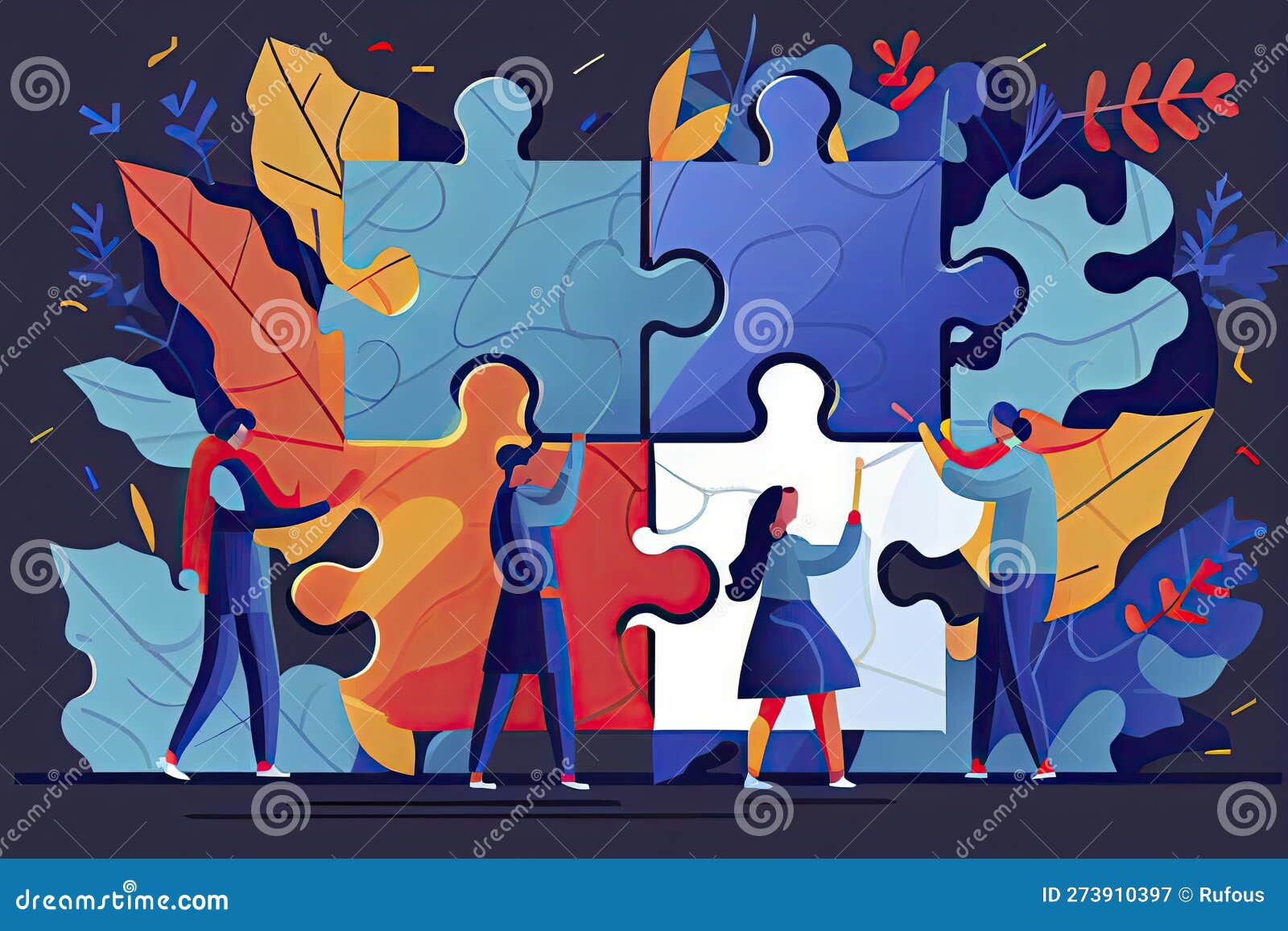 Business Concept. Team Metaphor Stock Image - Image of vector ...