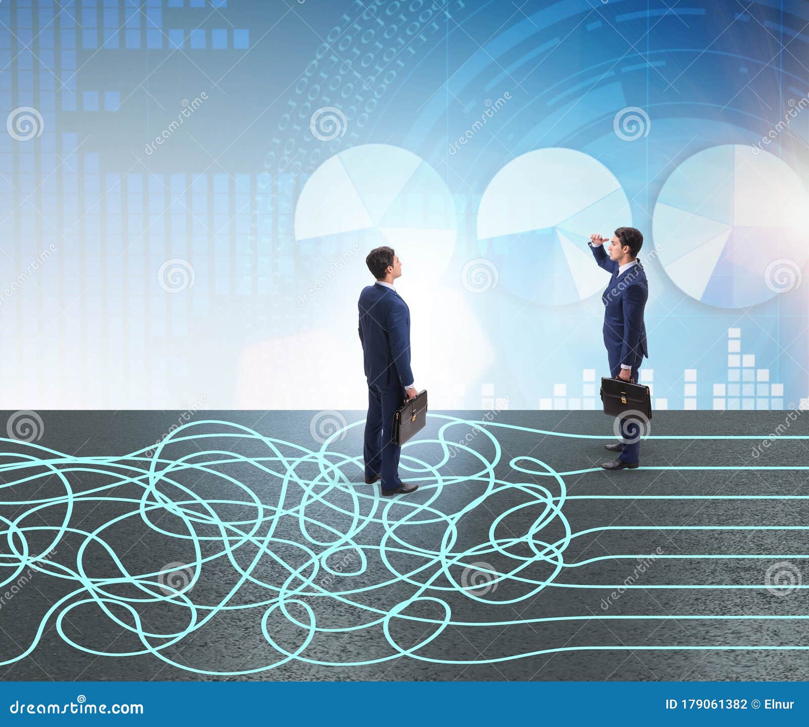 Business Concept of Uncertainty and Confusion Stock Photo - Image of ...