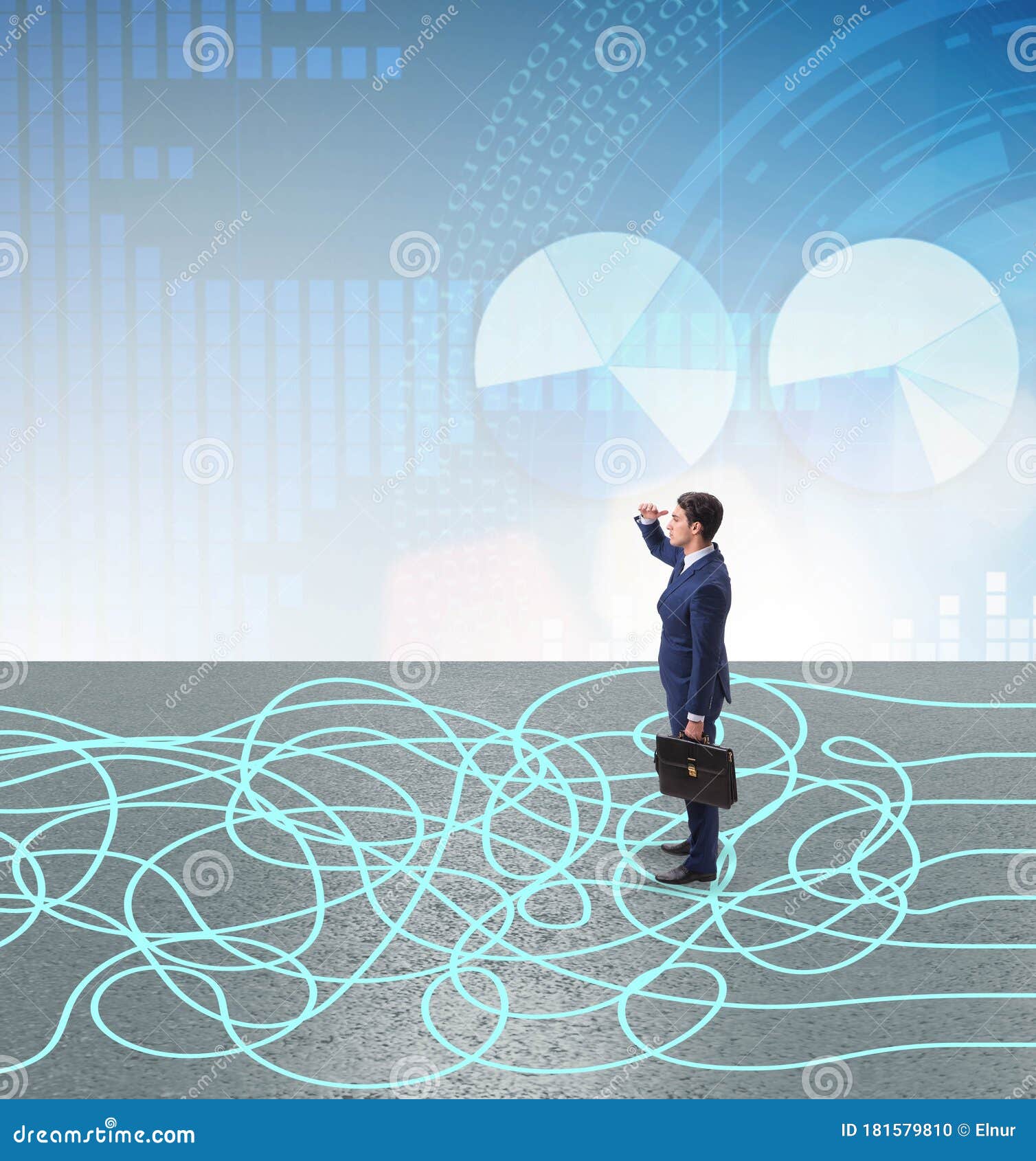 Business Concept of Uncertainty and Confusion Stock Photo - Image of ...