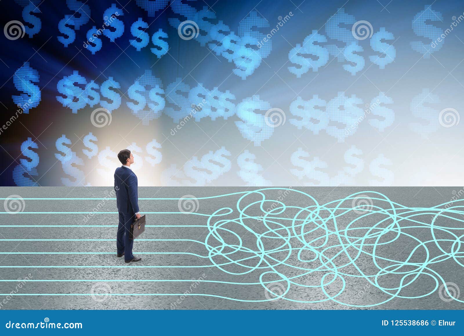 The Business Concept of Uncertainty and Confusion Stock Photo - Image ... The Business Concept of Uncertainty and Confusion Stock Photo - Image ...