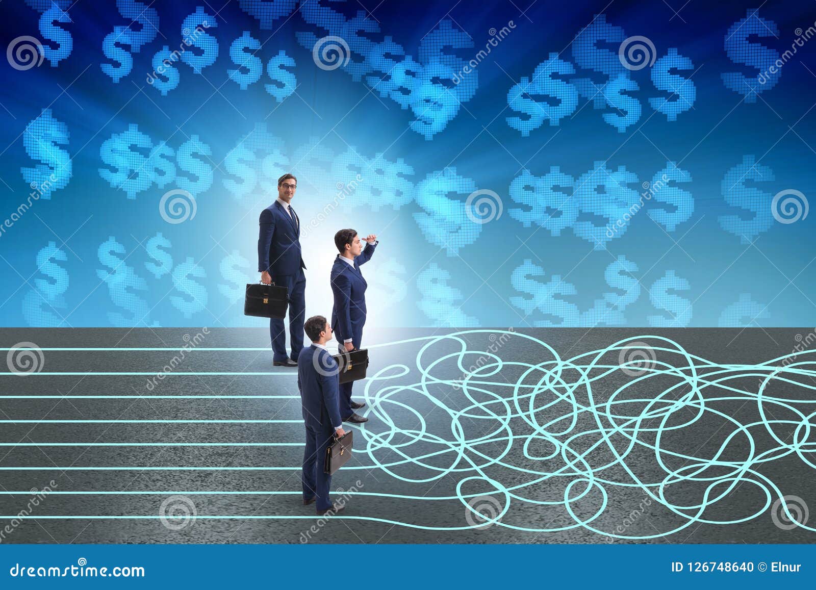 The Business Concept of Uncertainty and Confusion Stock Photo - Image ... The Business Concept of Uncertainty and Confusion Stock Photo - Image ...