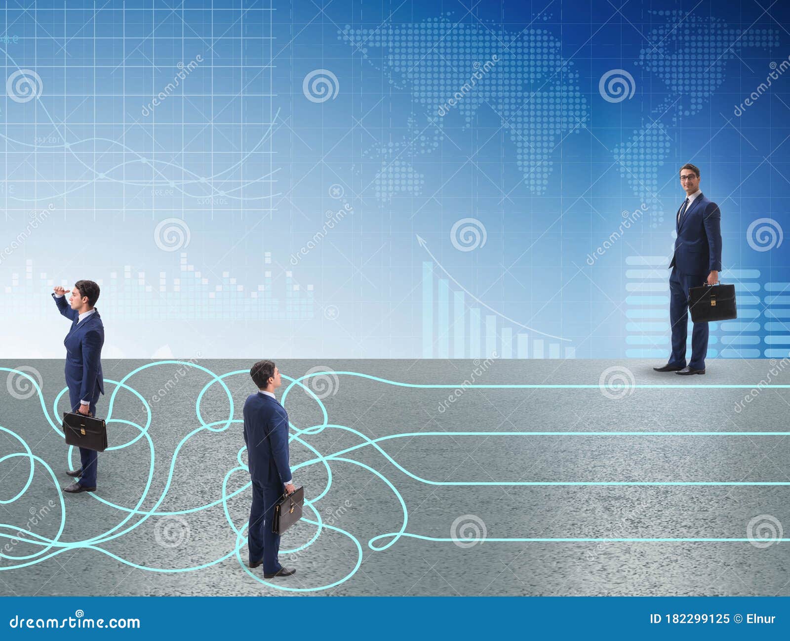 Business Concept of Uncertainty and Confusion Stock Image - Image of ... Business Concept of Uncertainty and Confusion Stock Image - Image of ...