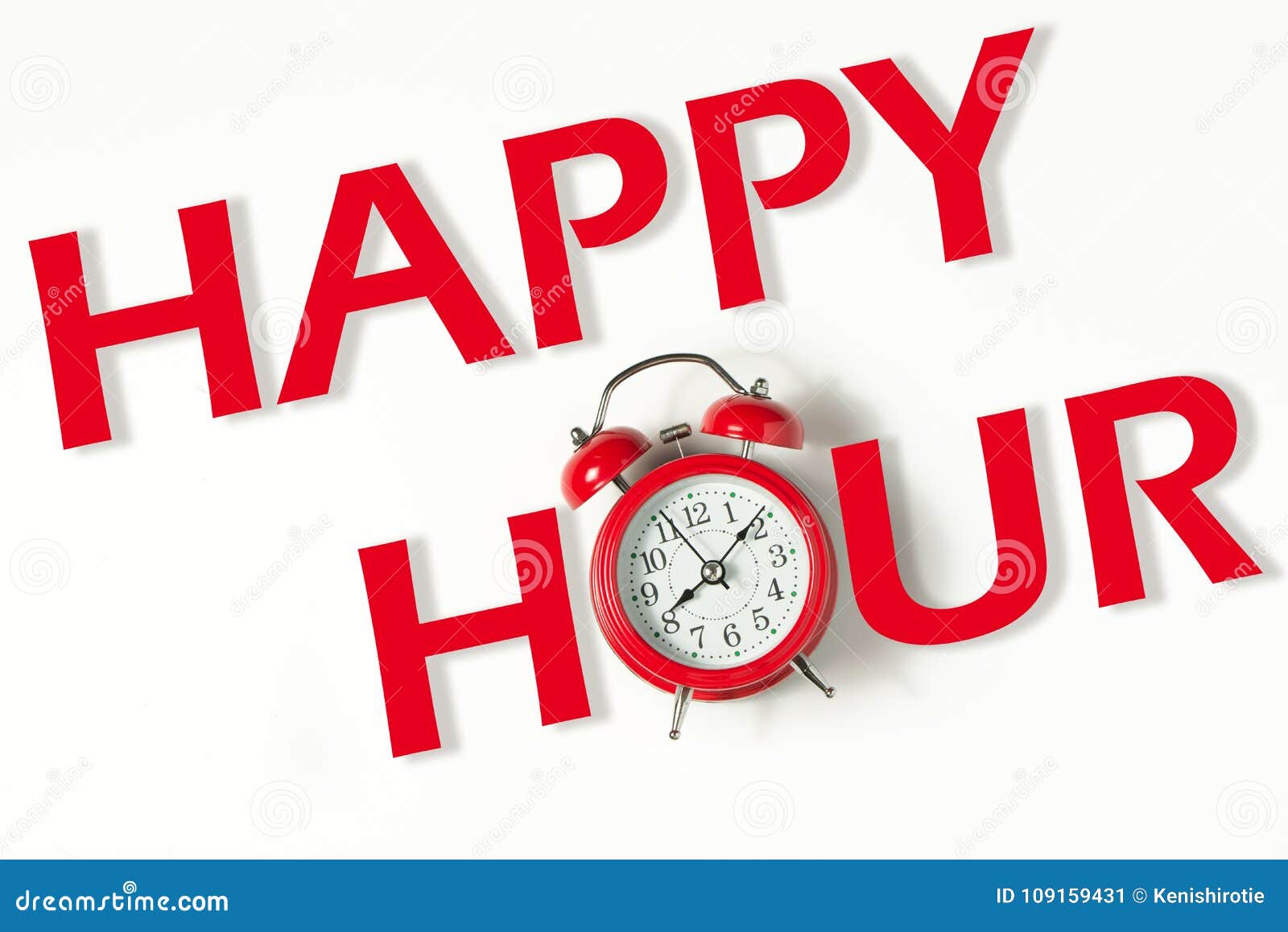 Happy Hour with Classic Clock Stock Image - Image of shopping, hour ...