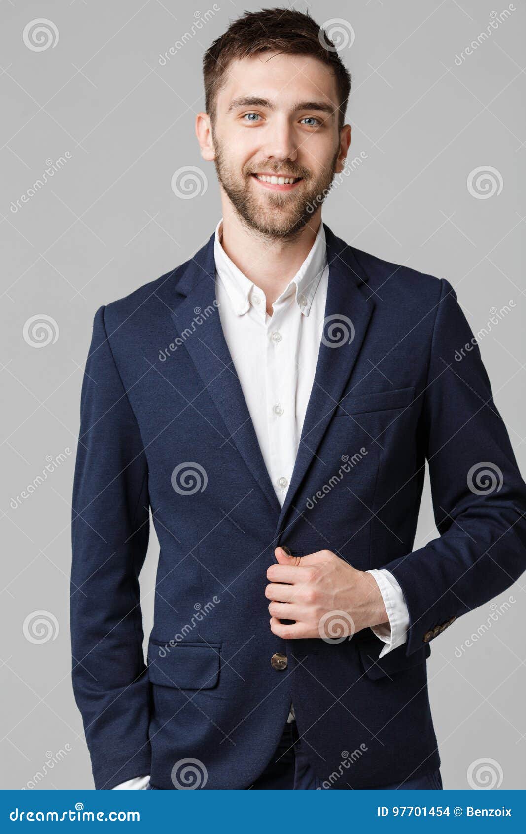 Business Concept - Young Successful Businessman Posing Over Dark ... Business Concept - Young Successful Businessman Posing Over Dark ...