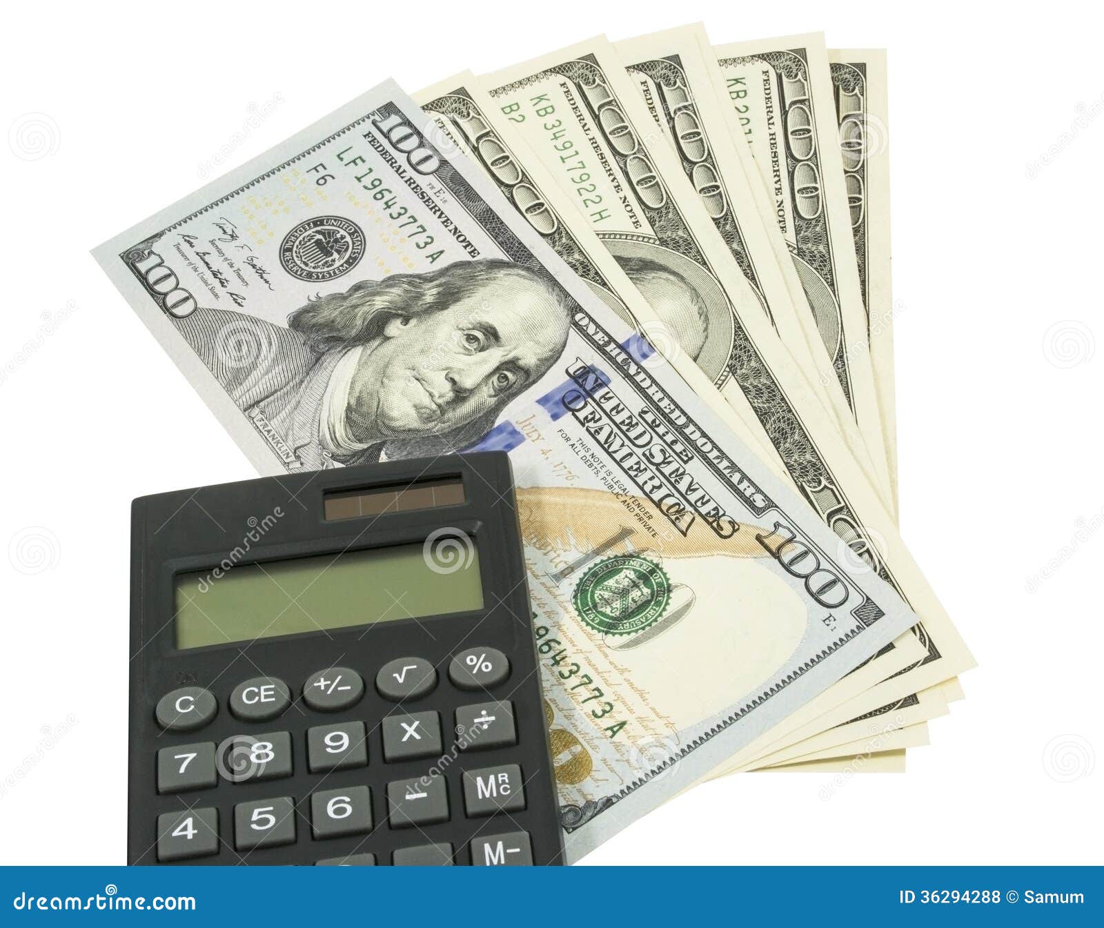 Business Concepts. Money with Calculator Stock Photo - Image of ...