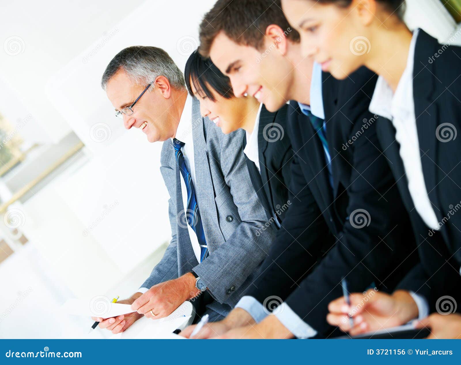 Business Conference Attendants Stock Photo - Image of communication ...